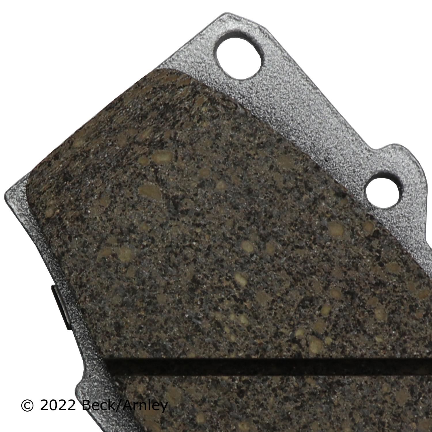 Beck/Arnley Organic Disc Brake Pad Set 085-5852