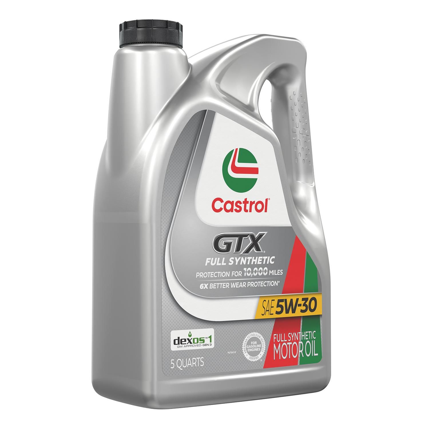 Castrol GTX Full Synthetic Engine Oil 5W 30 5 Quart