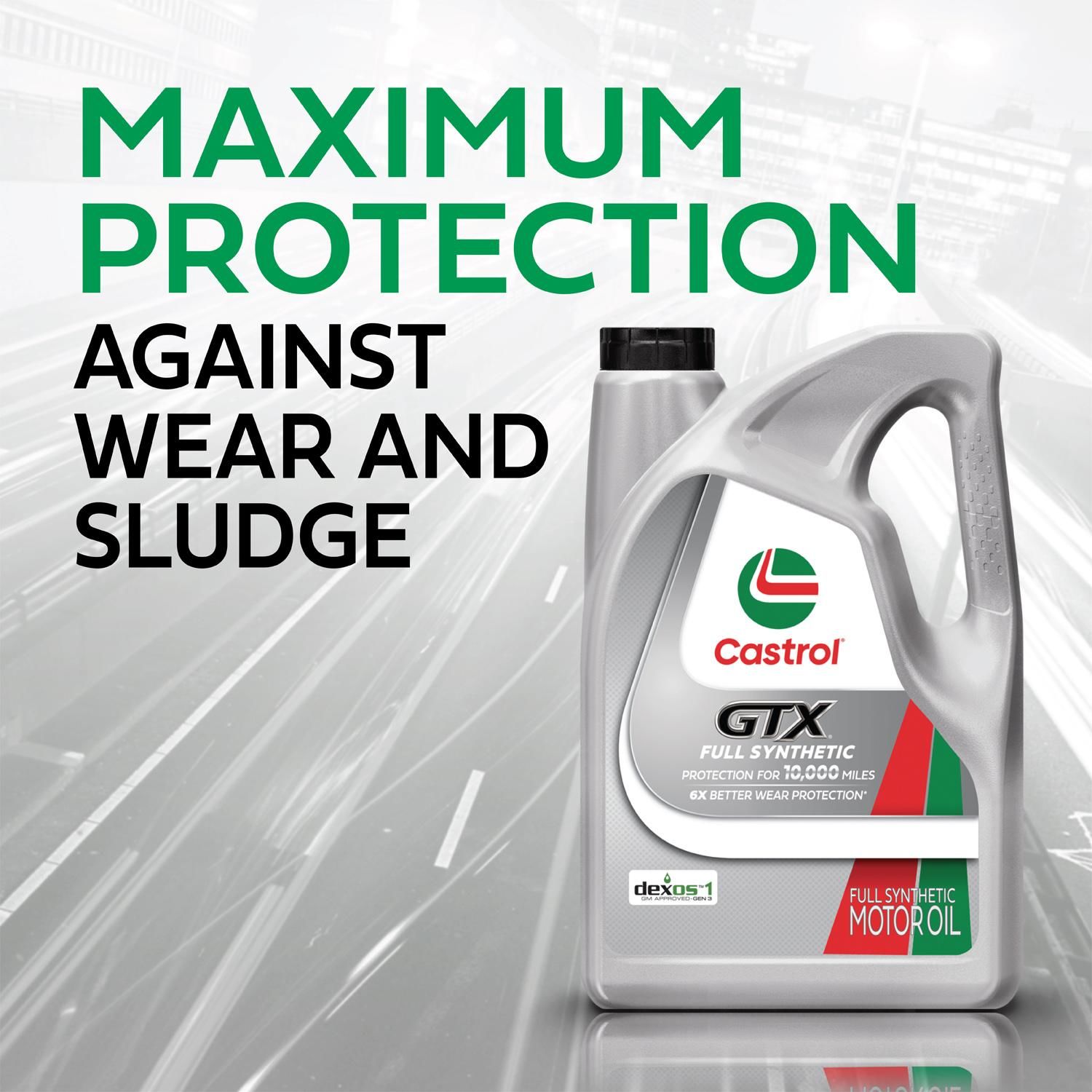 Castrol GTX Full Synthetic Engine Oil 5W-30 5 Quart