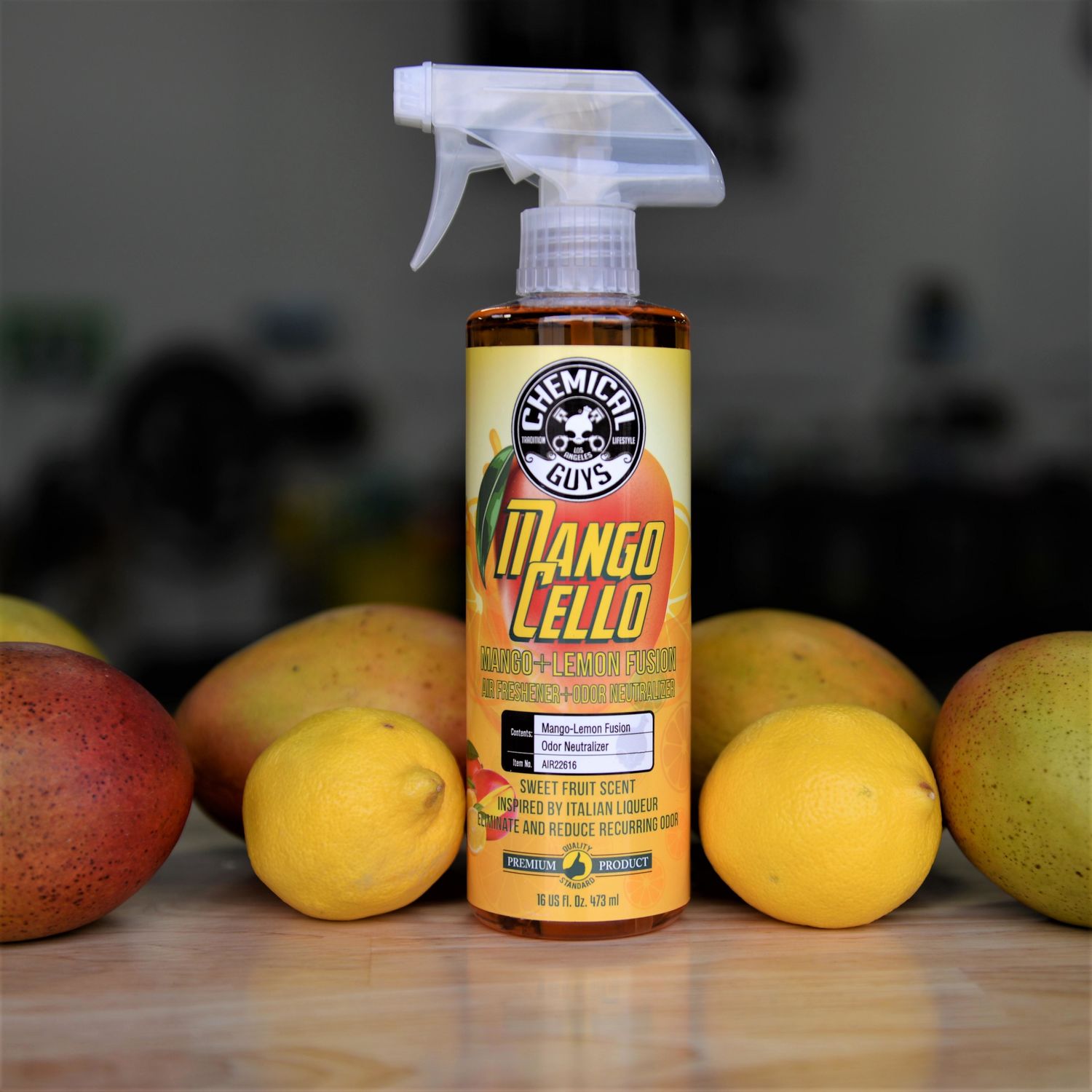 Chemical Guys Mangocello Scent Air Freshener Spray 16oz