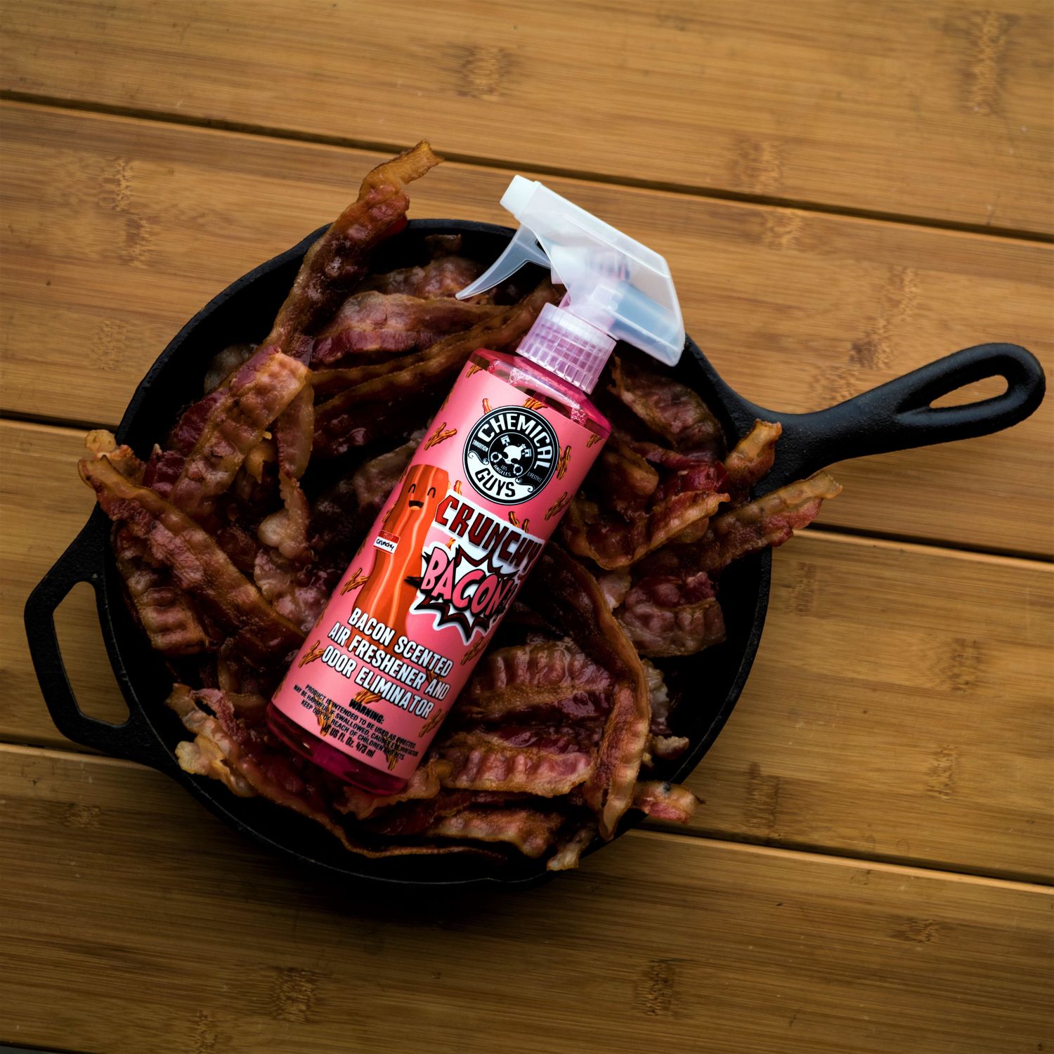 Chemical Guys Crunchy Bacon Scent Air Freshener Spray 16Oz