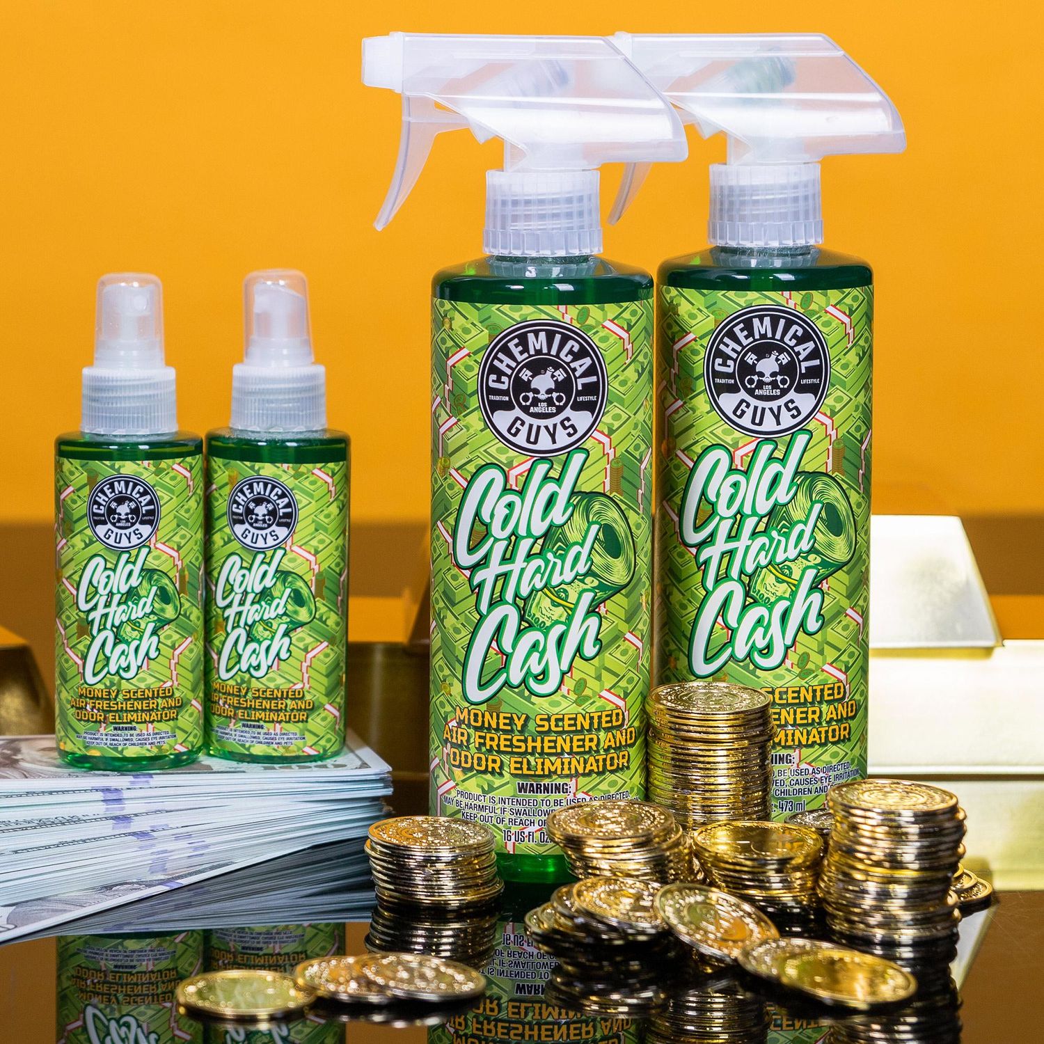 Chemical Guys Cold Hard Cash Money Scent Spray Air Freshener 16oz