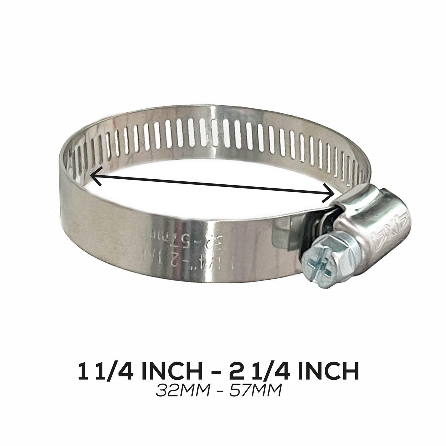 Nitro 4x4 - 1 1/4in - 2 1/4in Hose Clamp - 2 Pack¿