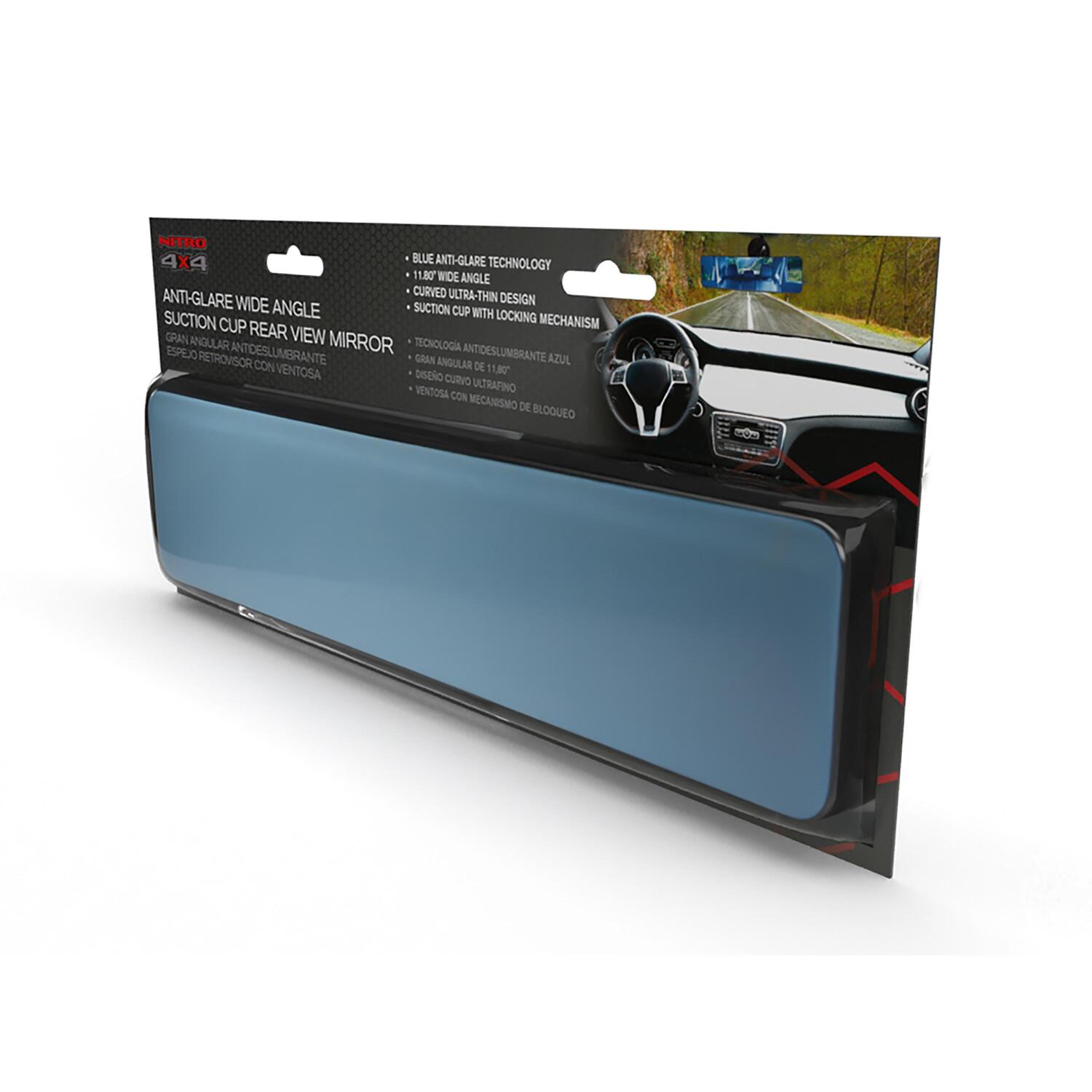Nitro 4 X 4 Blue Antiglare Suction Cup Rear View Mirror