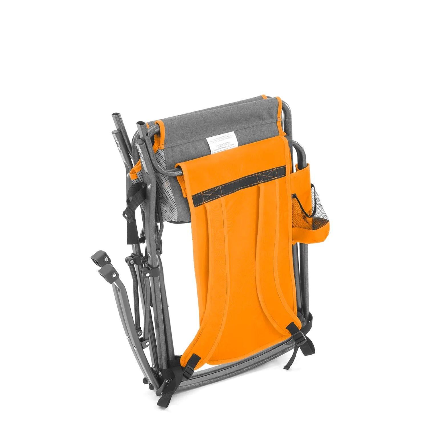 Creative Outdoor Distributor Orange Rocking Folding Director Chair