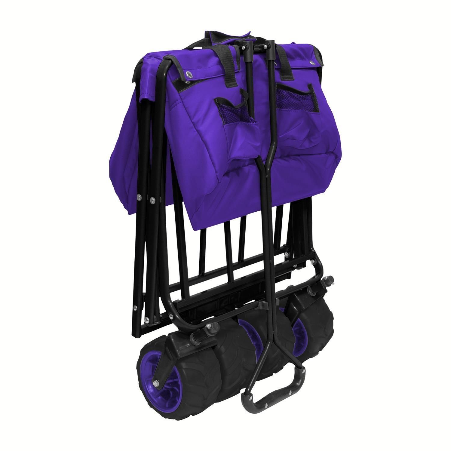 Creative Outdoor Purple All Terrain Utility Cart