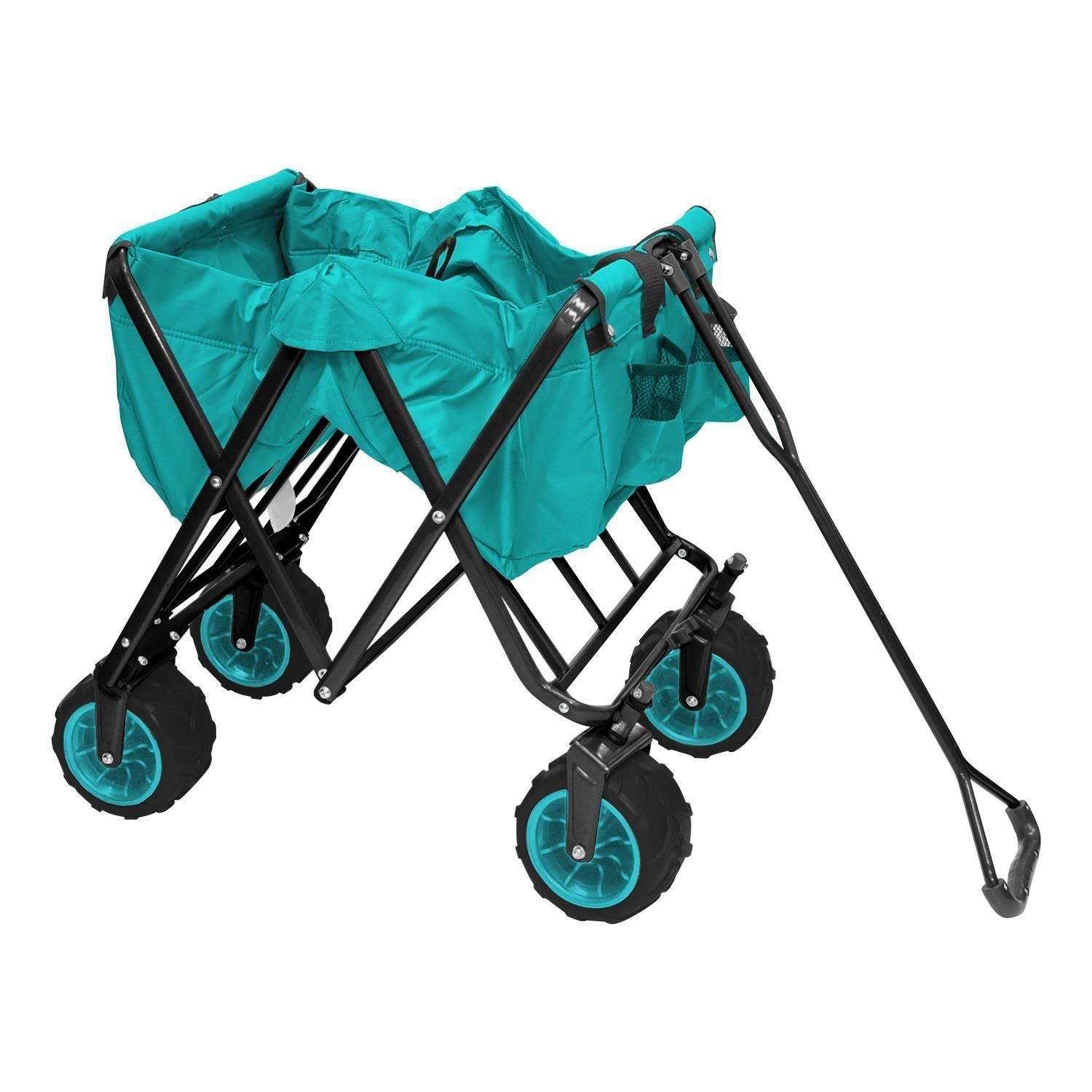 Creative Outdoor Distributor Teal All Terrain Utility Cart