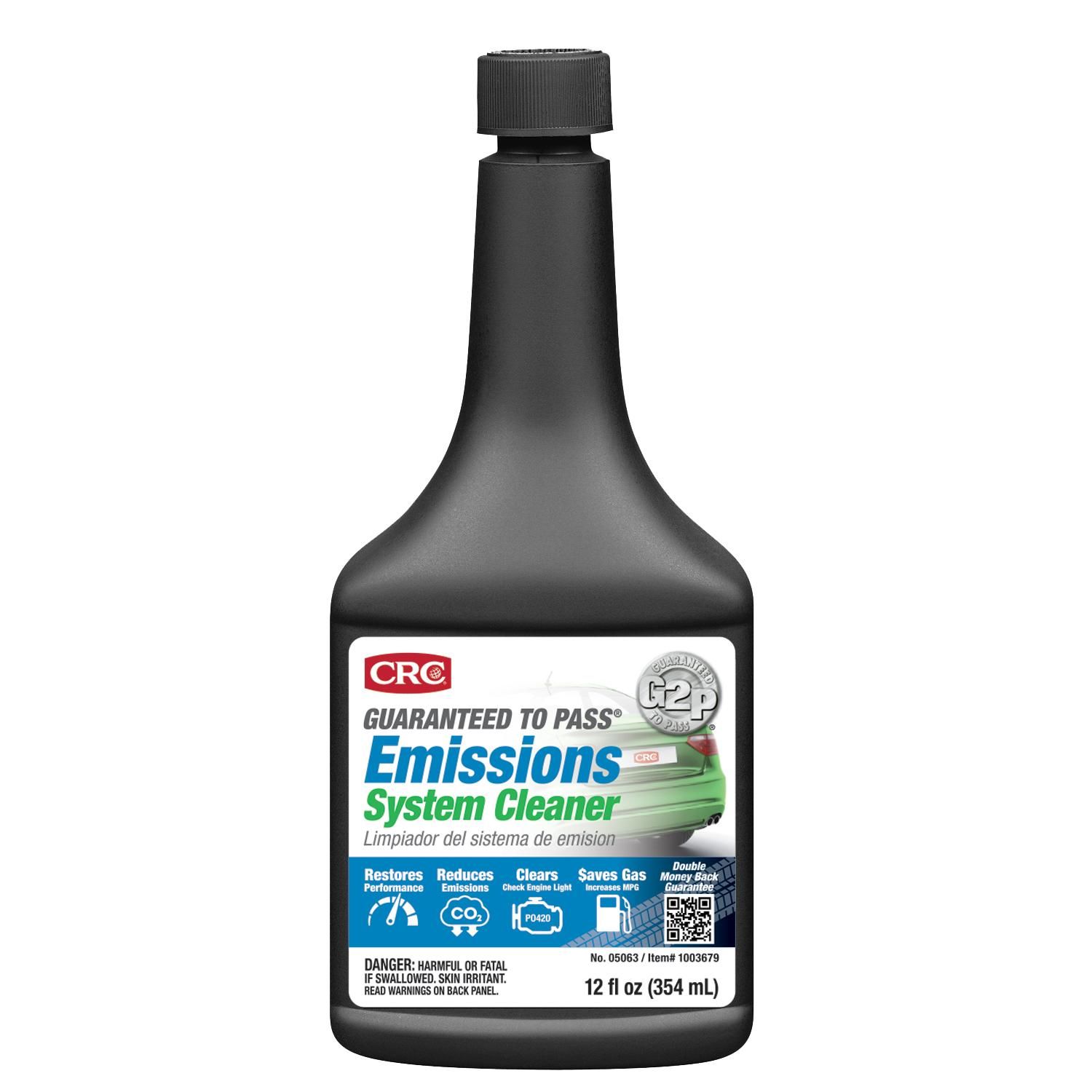 CRC Guaranteed to Pass Fuel System Cleaner 12oz