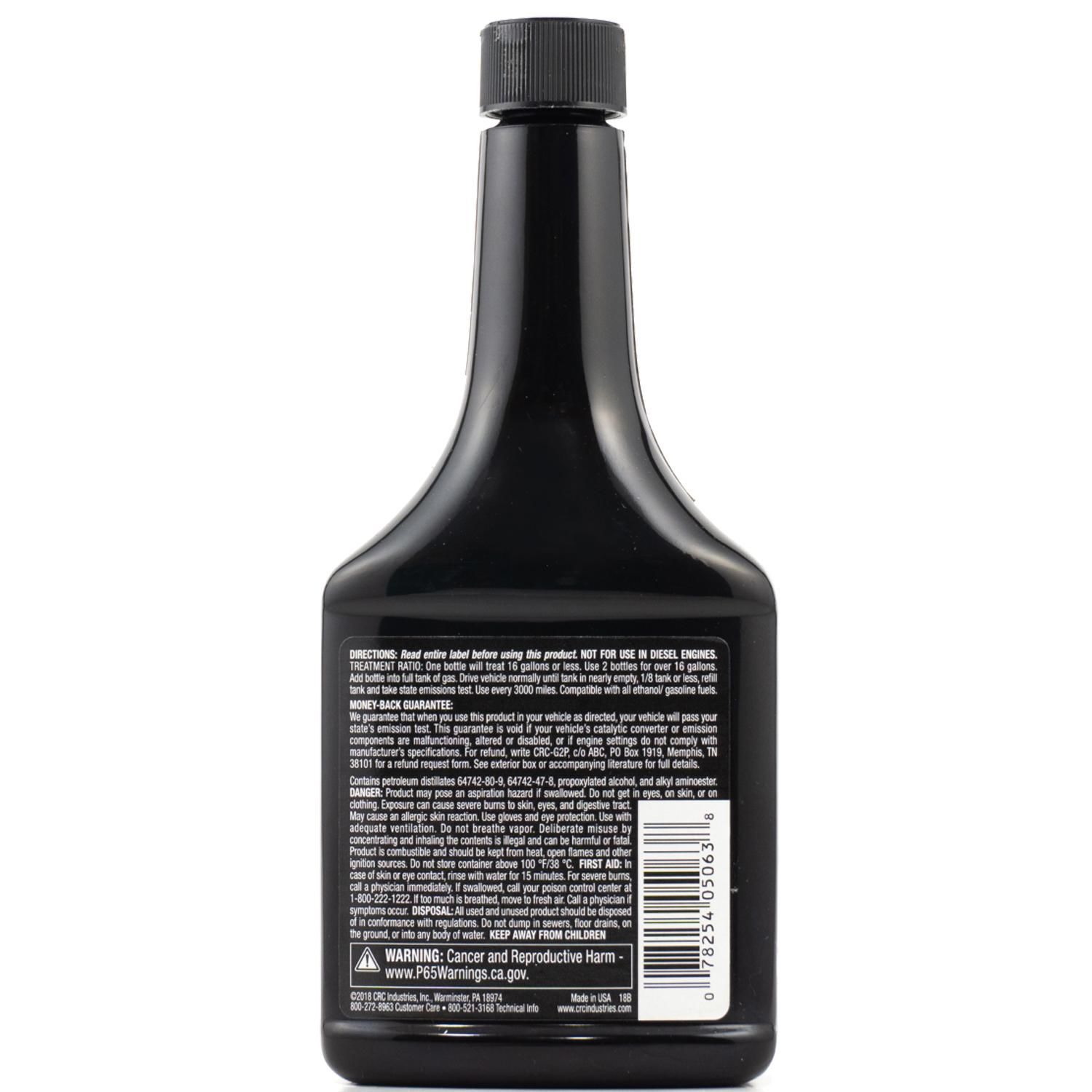 CRC Guaranteed to Pass Fuel System Cleaner 12oz