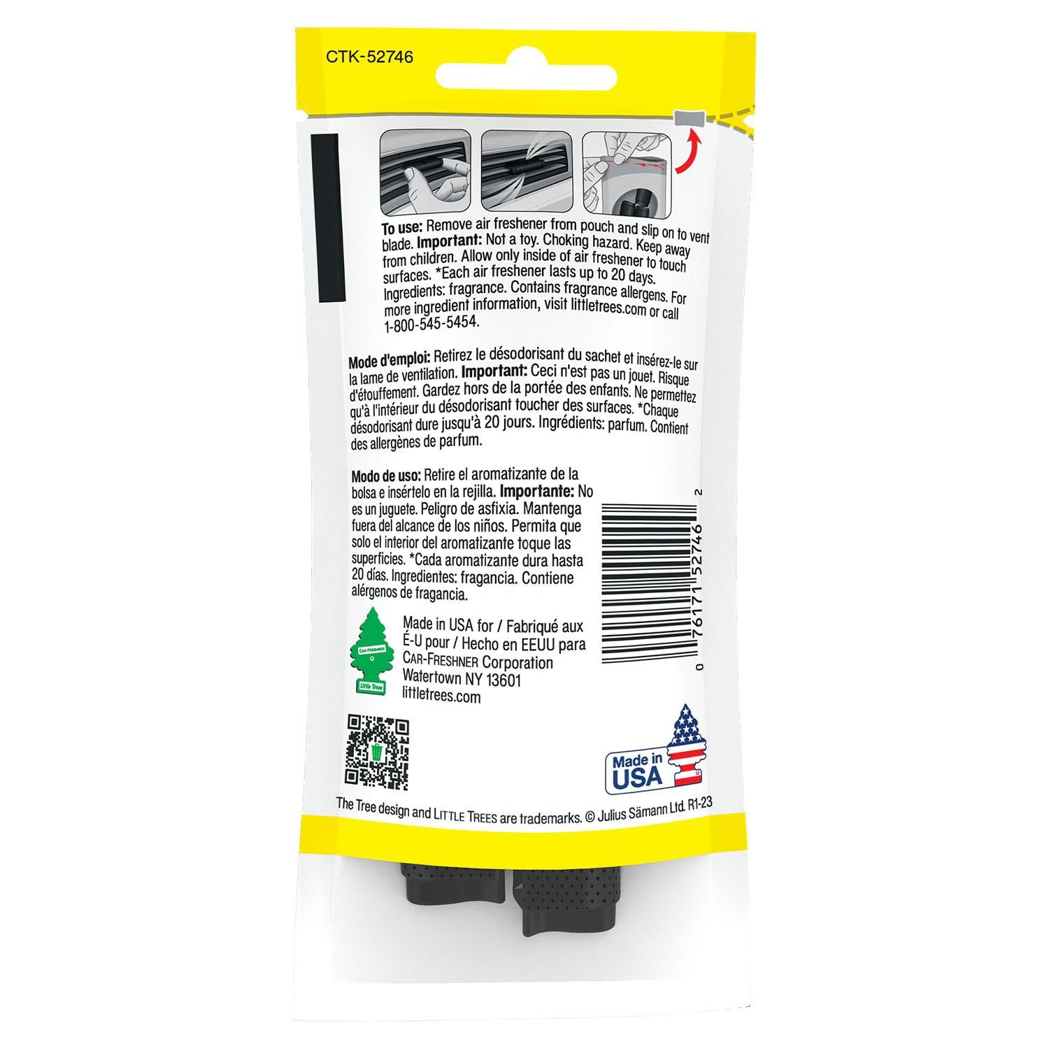 Little Trees Warp Supernova Scent Vent Air Freshener 4 Pack