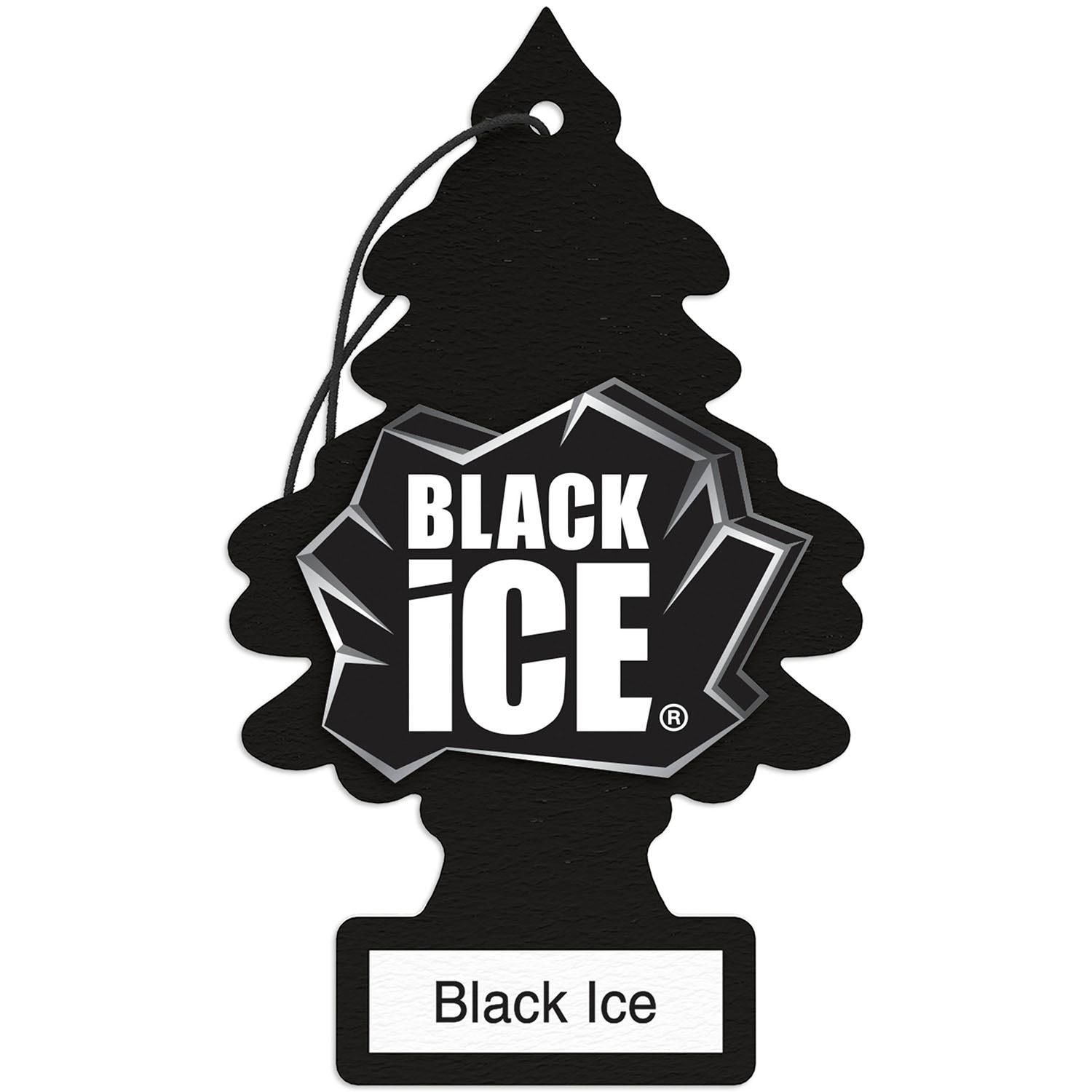 Little Trees Black Ice Scent Hanging Air Freshener 6 Pack