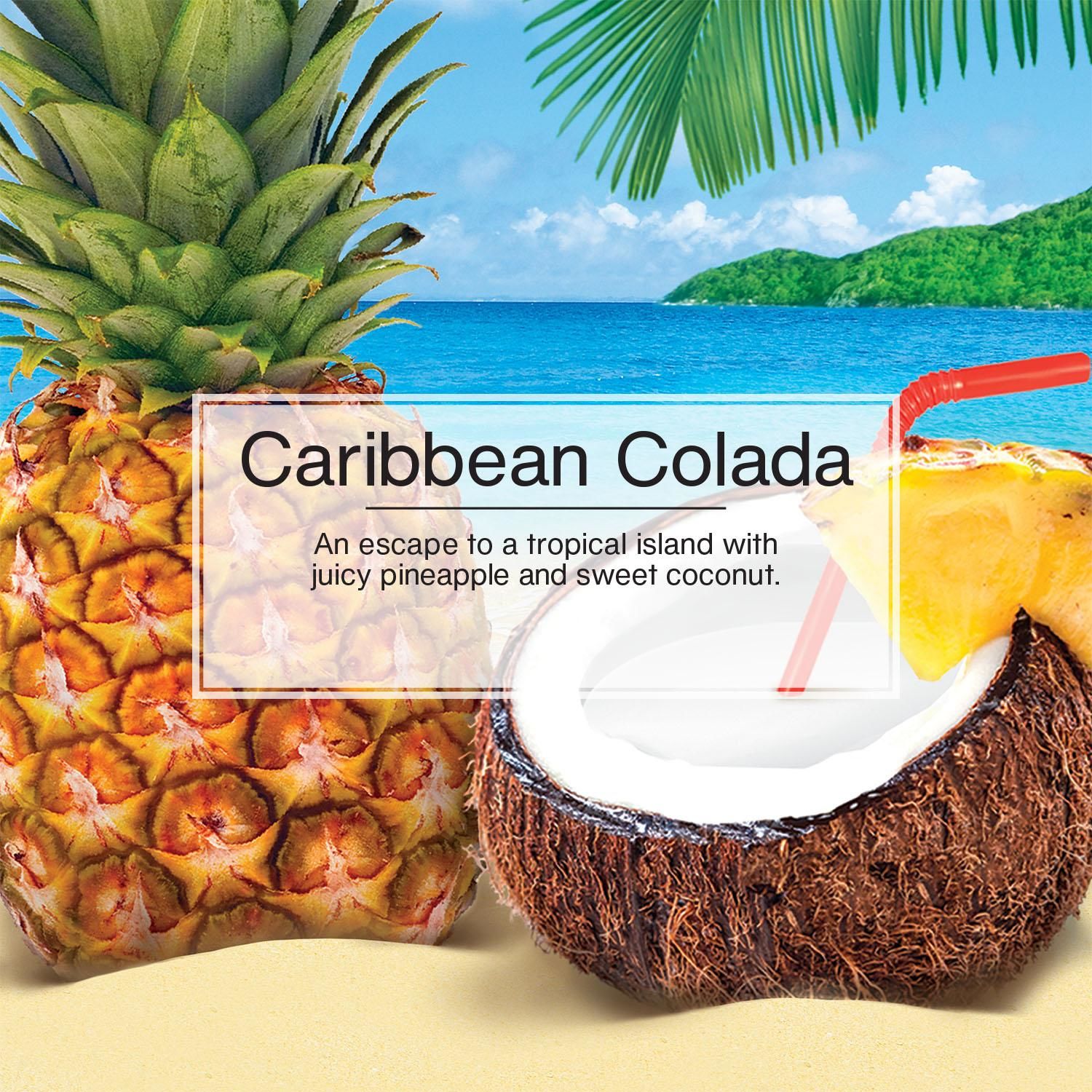 Little Trees Caribbean Colada Scent Hanging Air Freshener 6 Pack