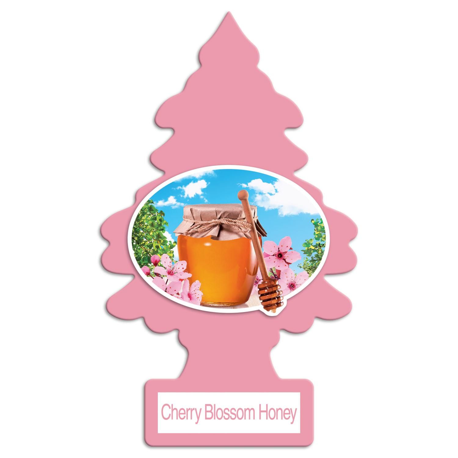 Little Trees Cherry Blossom honey Scent Hanging Air Freshener 6 Pack