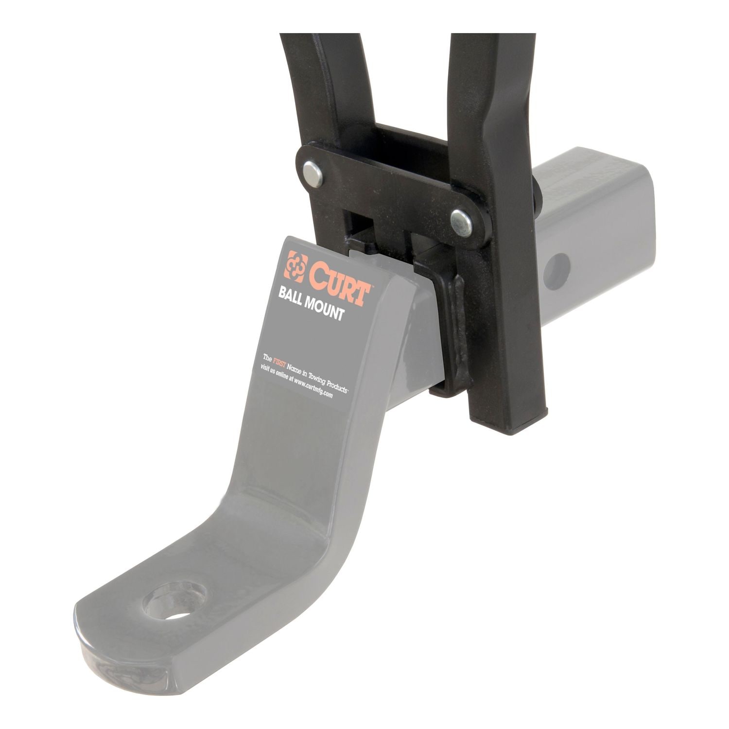 Curt Clamp-On Bike Rack for 3 Bikes, Fits Over 2in Shank