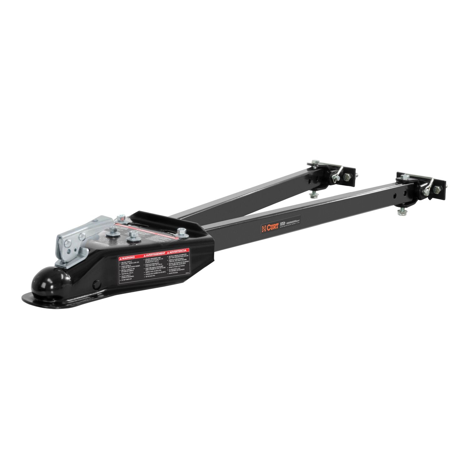CURT Adjustable Tow Bar with 2in Coupler