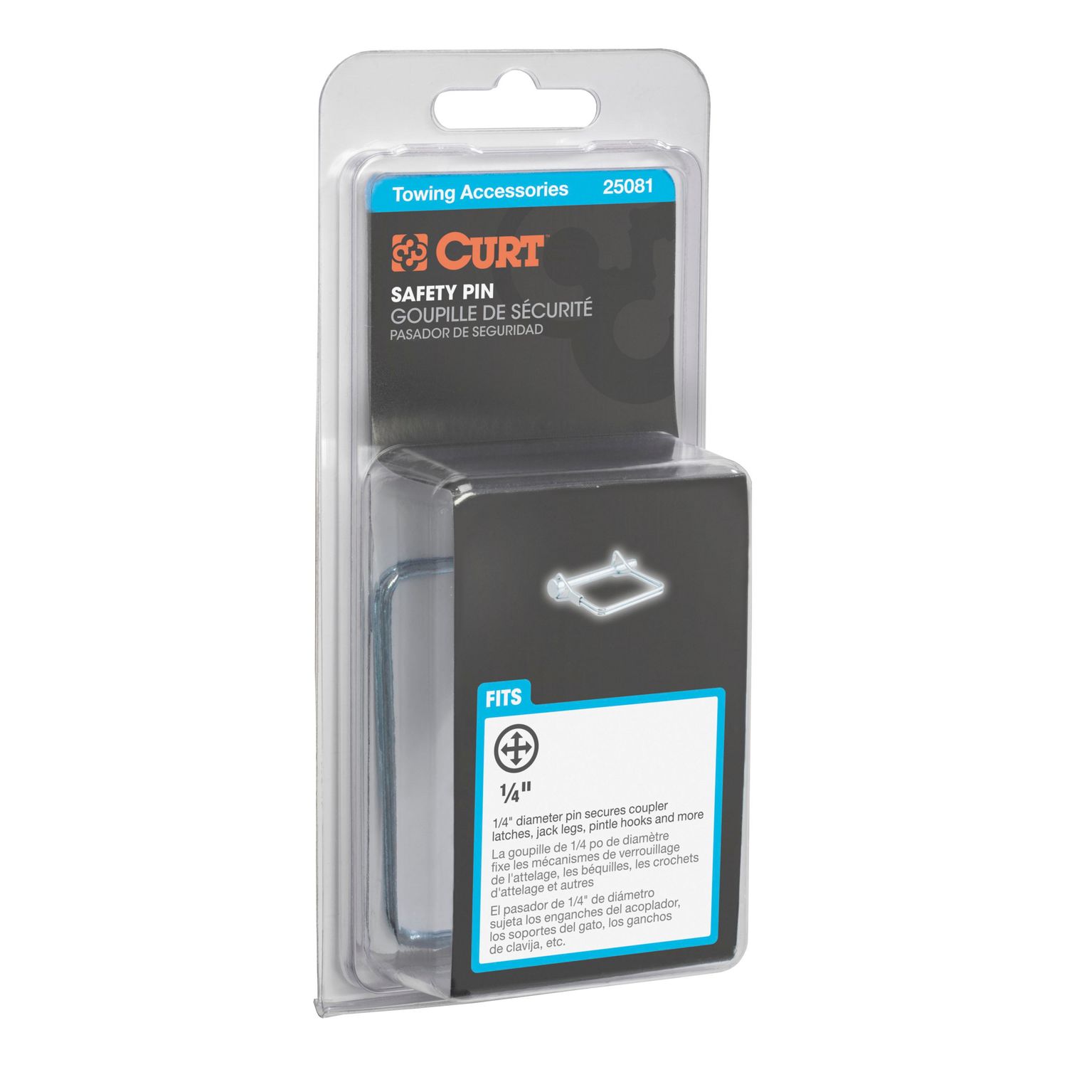 CURT 1/4in, 2 3/4in Length Safety Pin