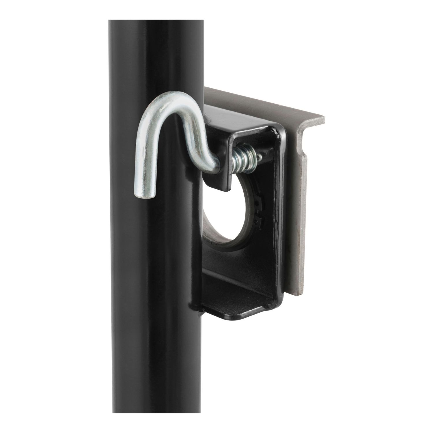 Curt 10in 2,000lbs Travel Bracket-Mount Swivel Jack with Side Handle
