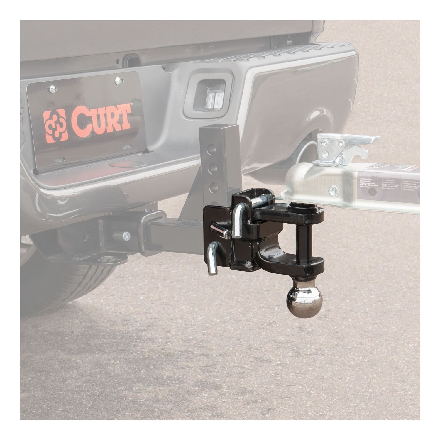 CURT Replacement Adjustable Multipurpose Ball Mount Head for 45049