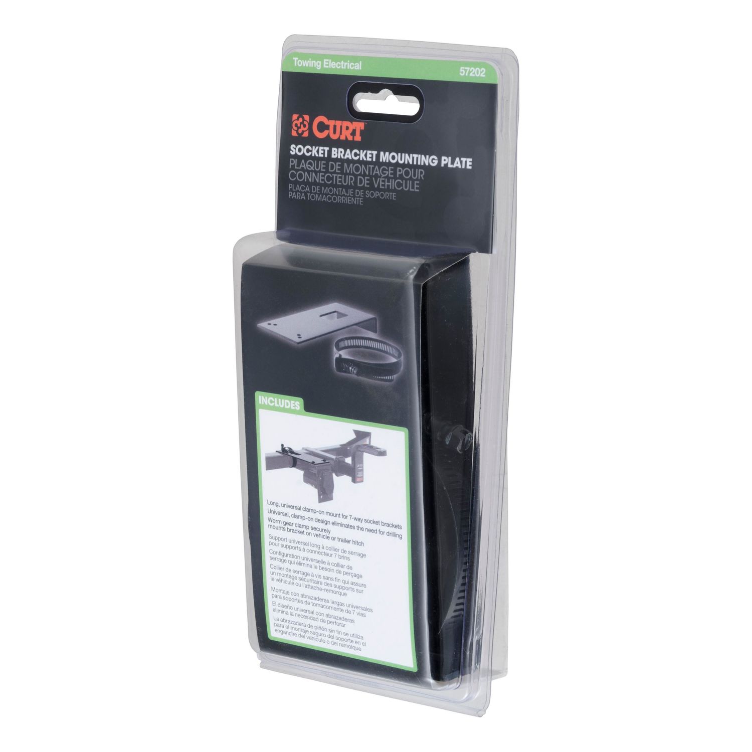 CURT Trailer Wire Connector Mounting Bracket 57202