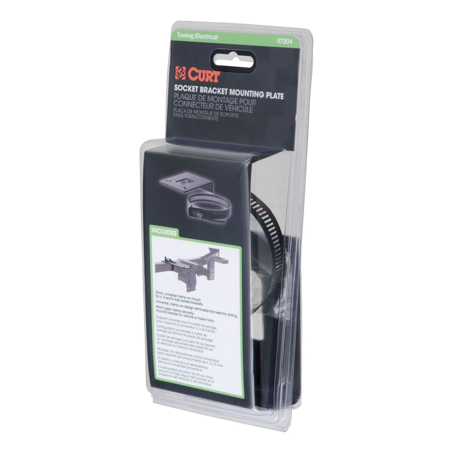 CURT Trailer Wire Connector Mounting Bracket 57204