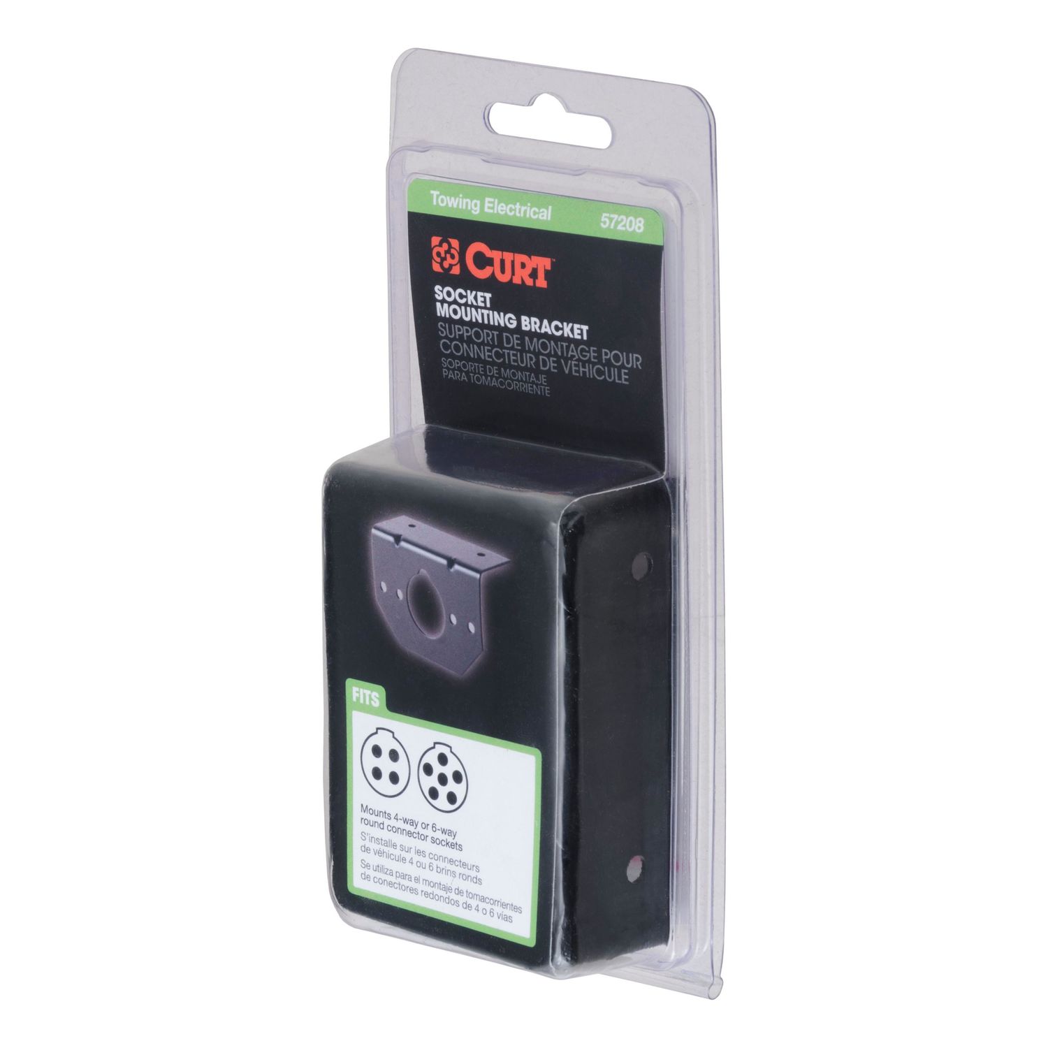 CURT Trailer Wire Connector Mounting Bracket 57208