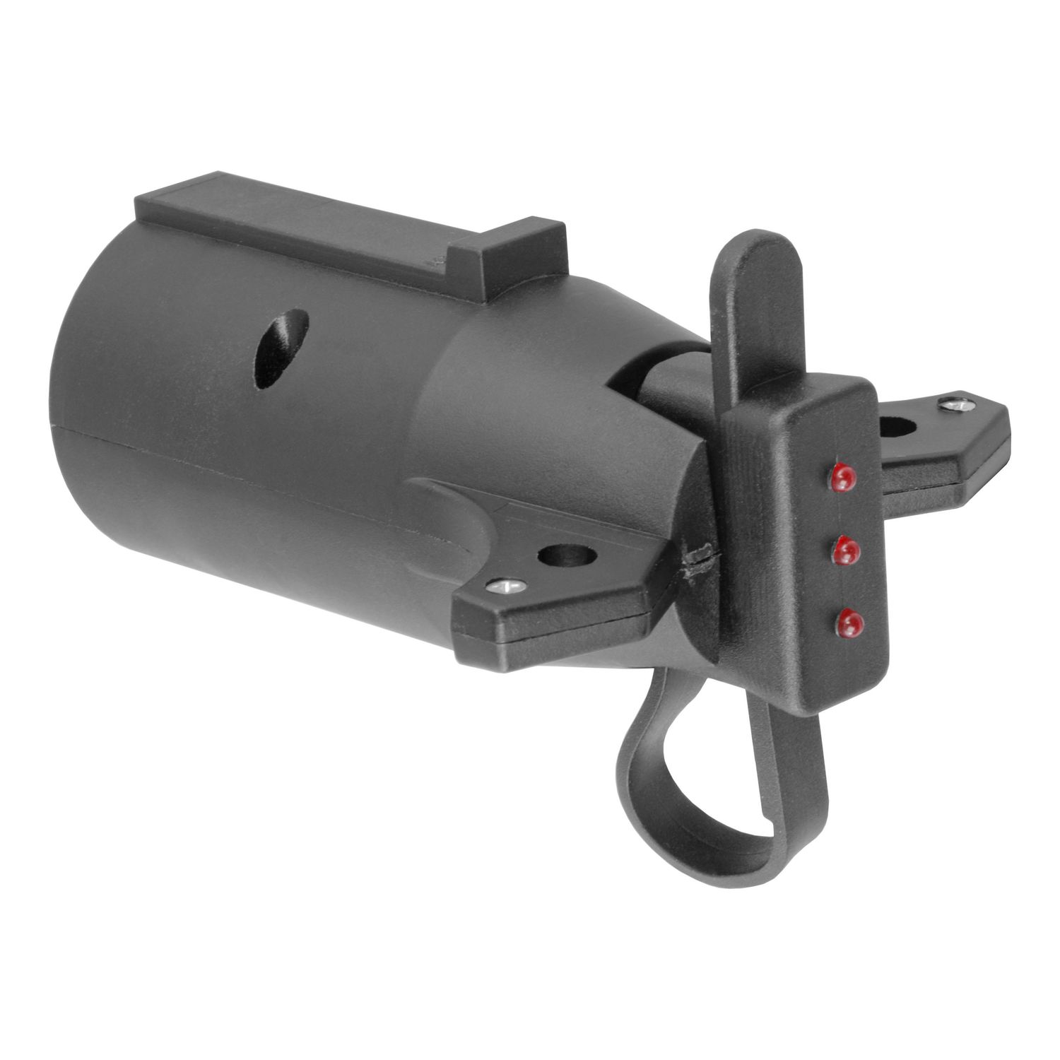 CURT 7-Way RV Blade Vehicle to 4-Way Flat Trailer Electrical Adapter ...