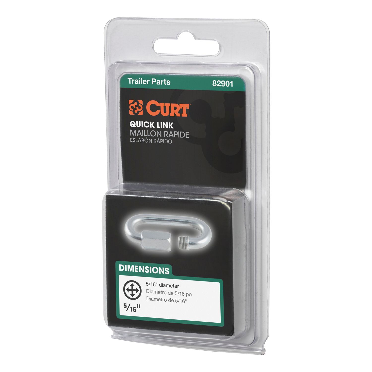 CURT Trailer Hitch Safety Chain Link 82901