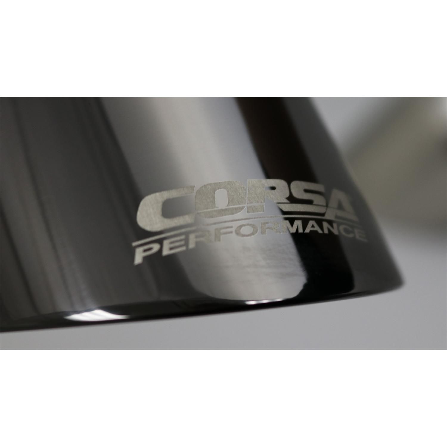 Corsa Exhaust Tip TK007BLK