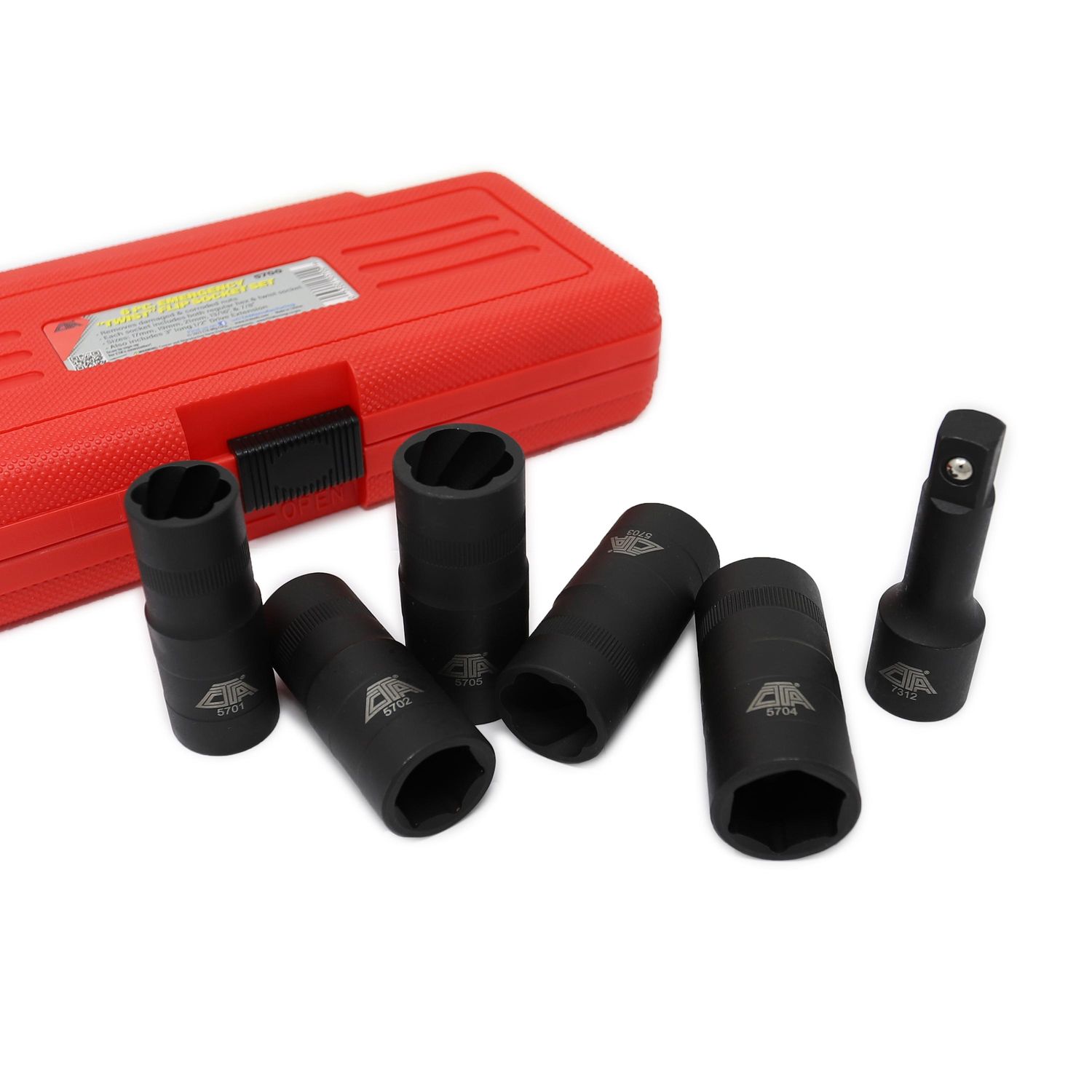 CTA Emergency Twist Type Flip Socket Set 6 Piece