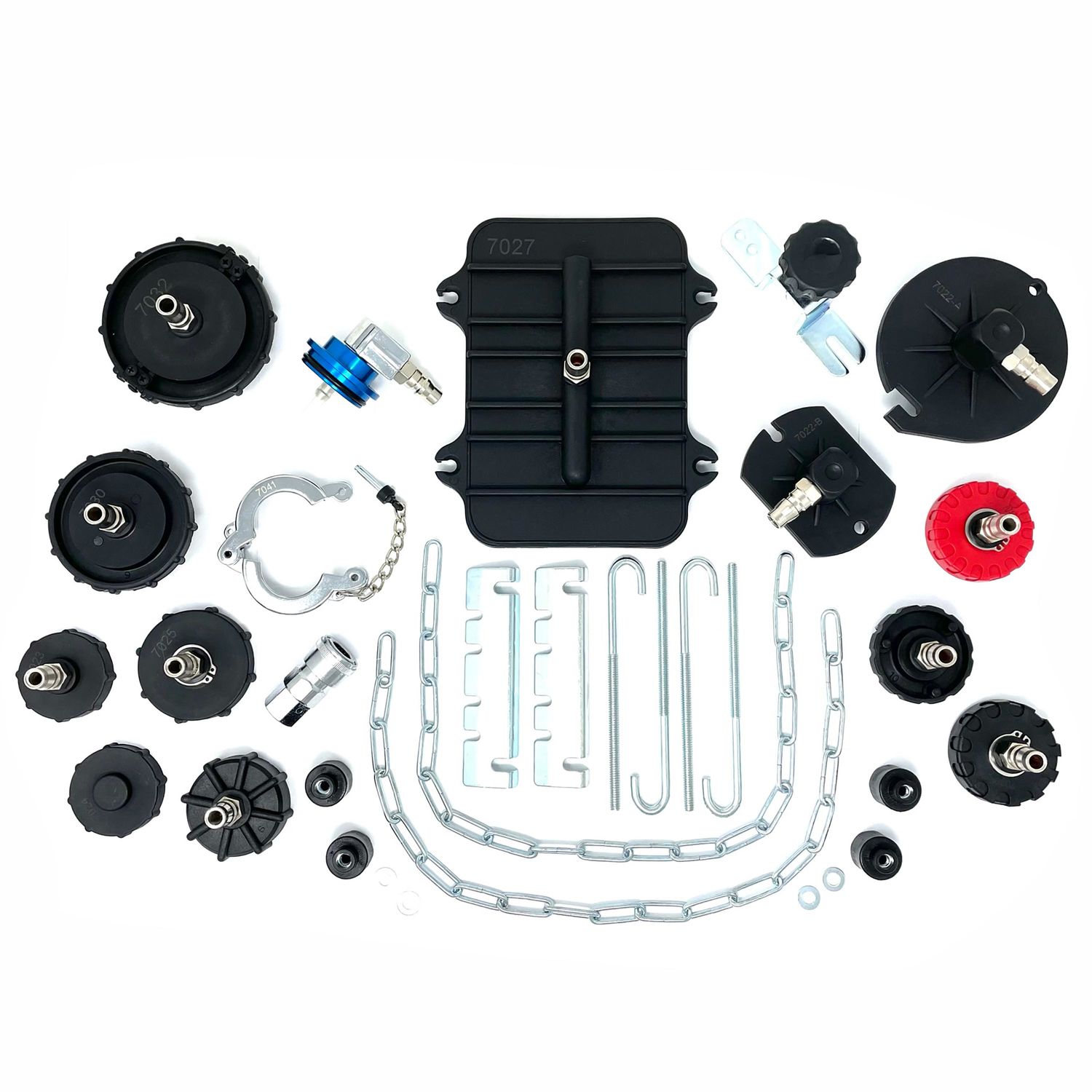 Pressure Brake Bleeder 7300 - 11 Pc. Brake Bleeder Master Cylinder ...