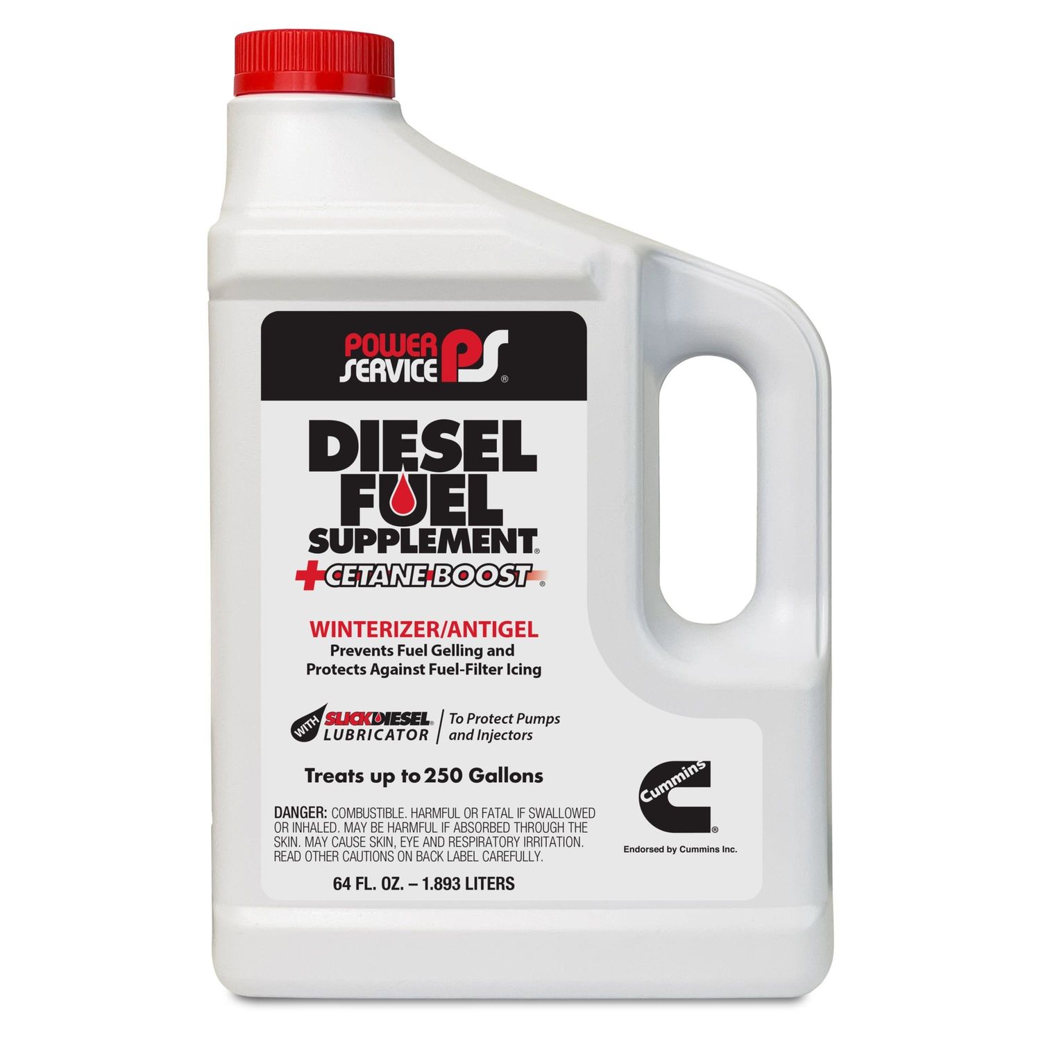 Power Service Diesel Fuel Supplement Plus Cetane Boost Anti-Gel 64oz