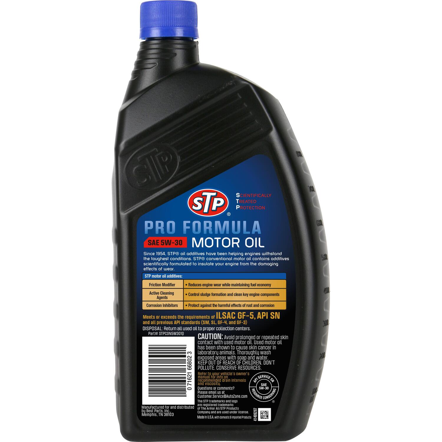 STP Pro Formula Conventional Engine Oil 5W-30 1 Quart
