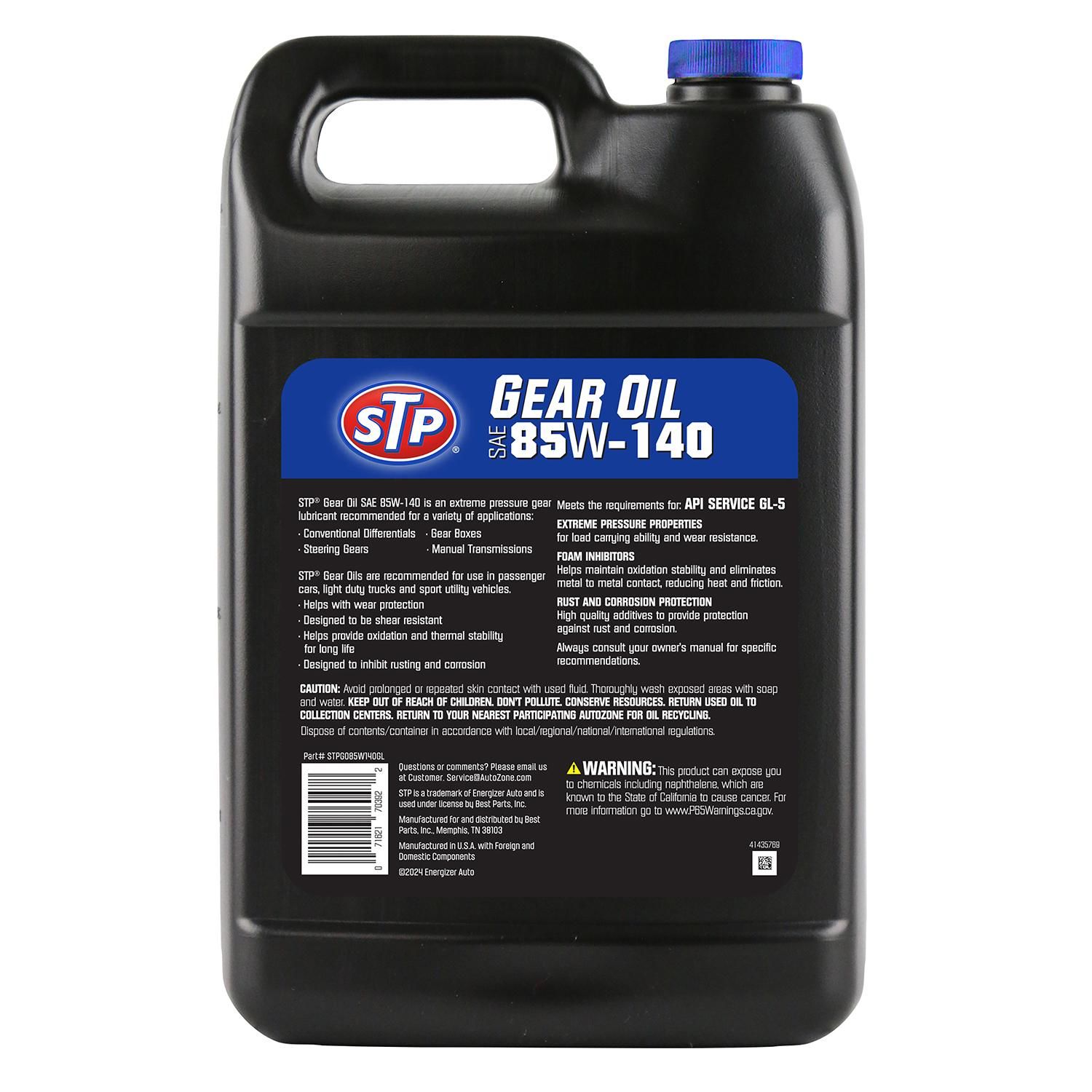 STP 85W-140 Conventional Gear Oil 1 Gallon