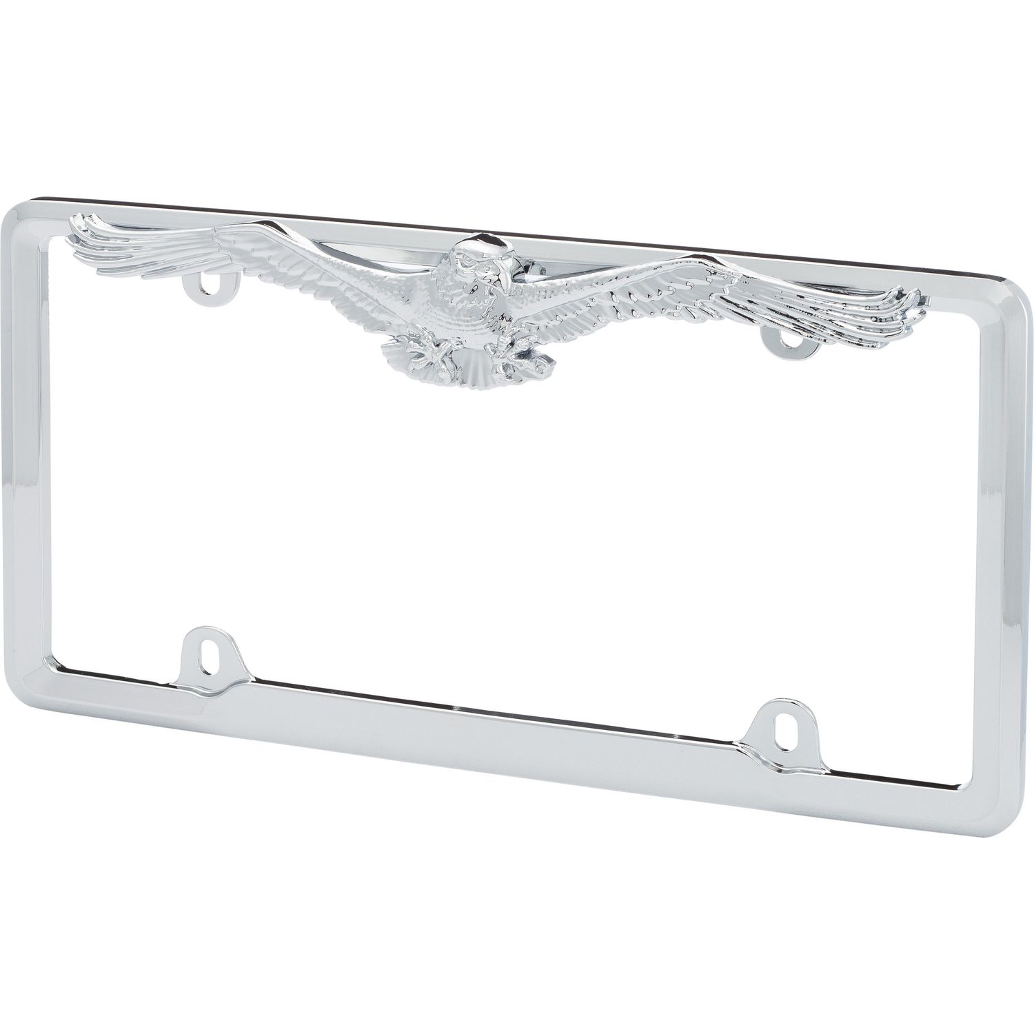 Cruiser Accessories Chrome Eagle License Plate Frame