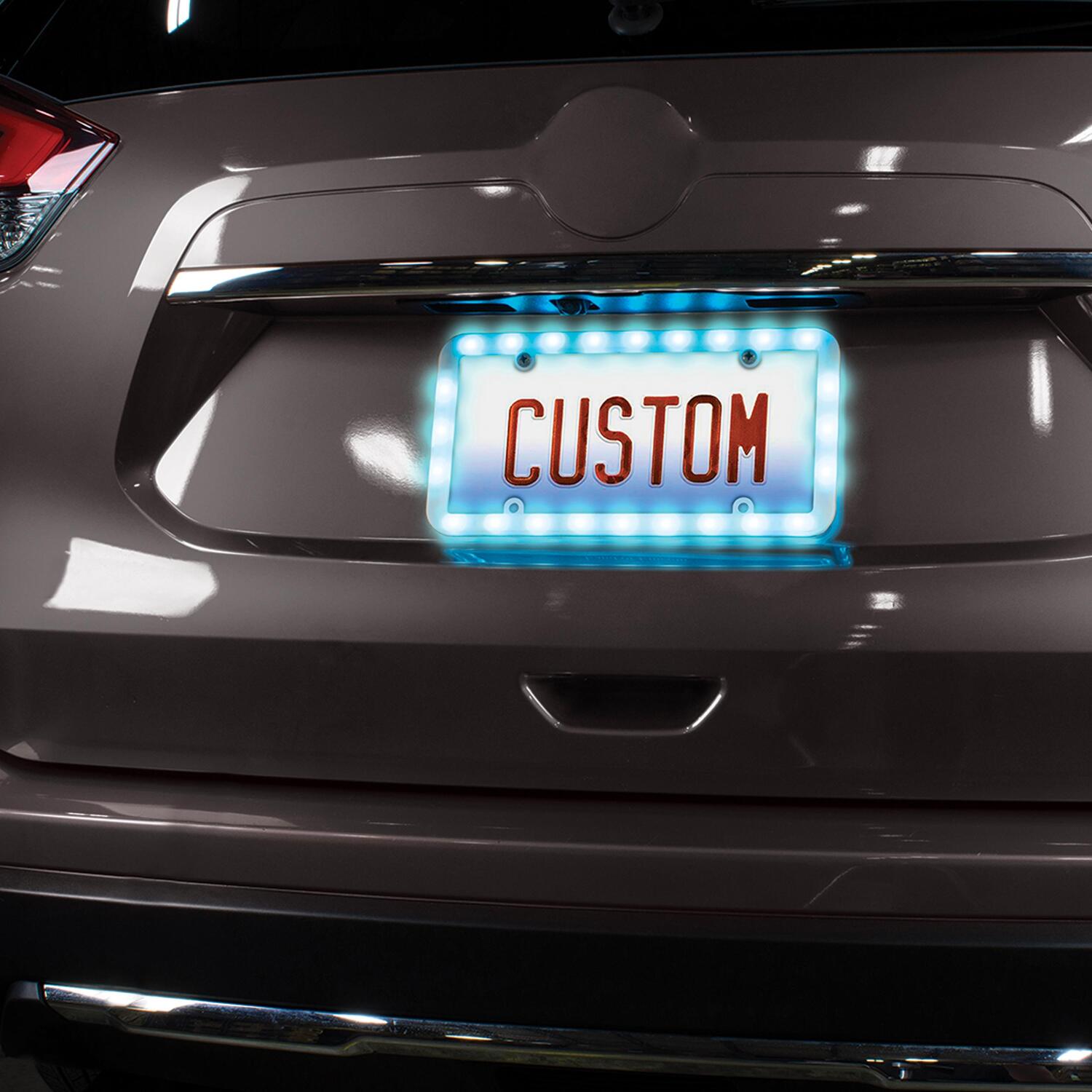 Custom Accessories Multi-Color LED License Plate Frame