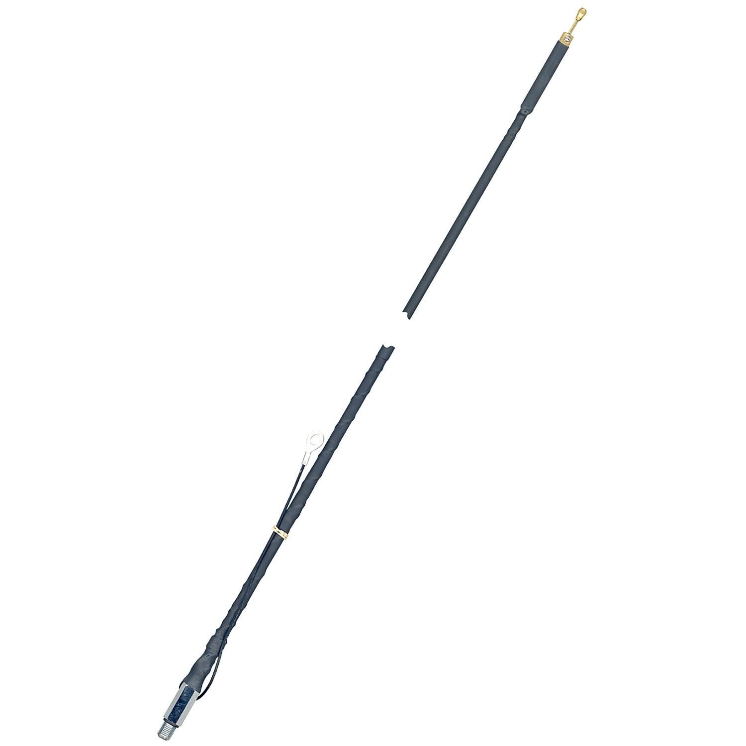 Wilson Antennas 4ft Silver Load Series Flex CB Antenna Whip Antenna