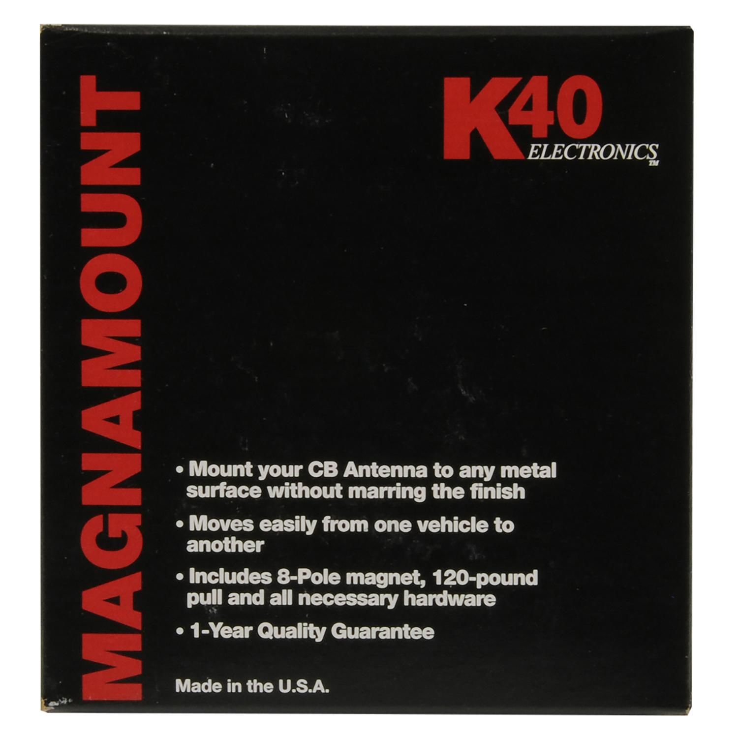 K40 Magnet Mount Antenna Base
