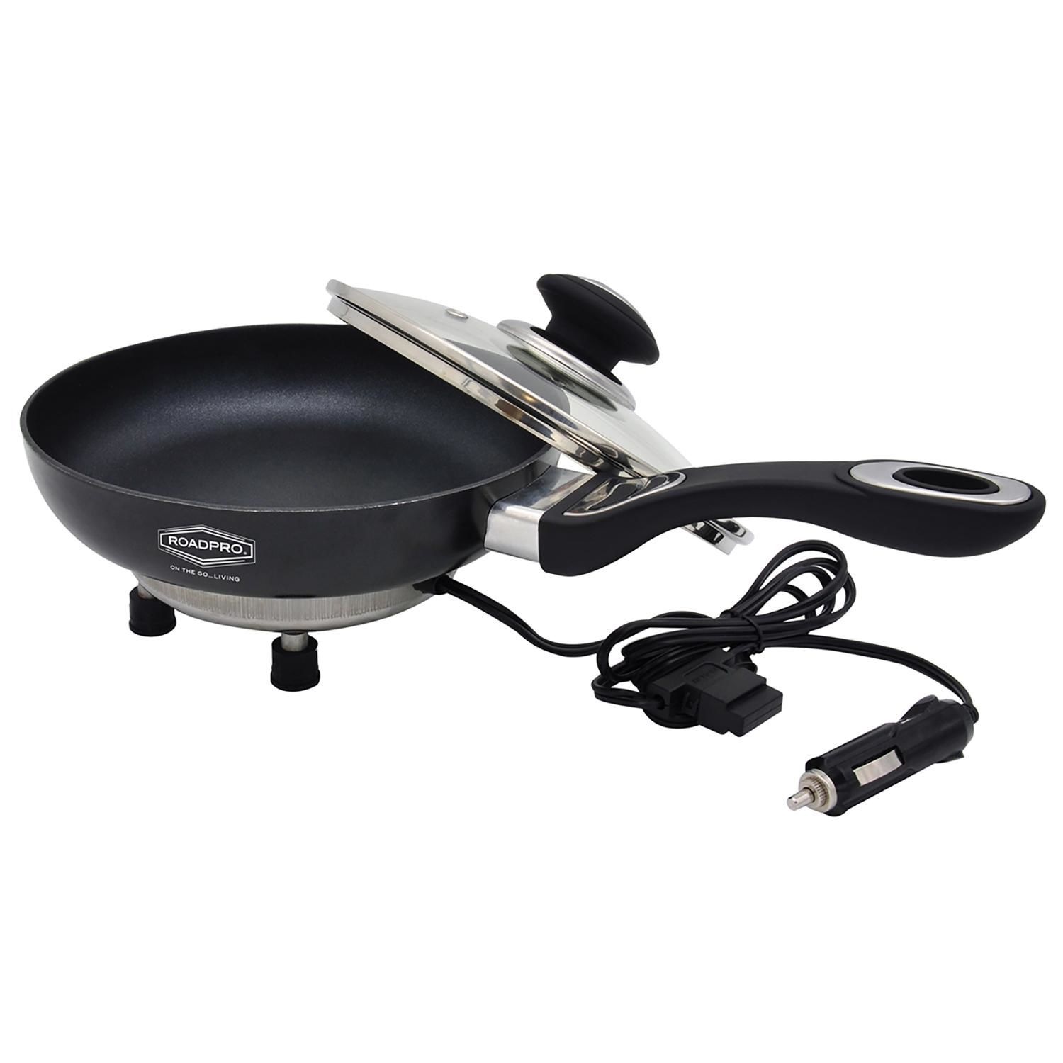 Road Pro 12 Volt Portable Frying Pan with Non Stick Surface