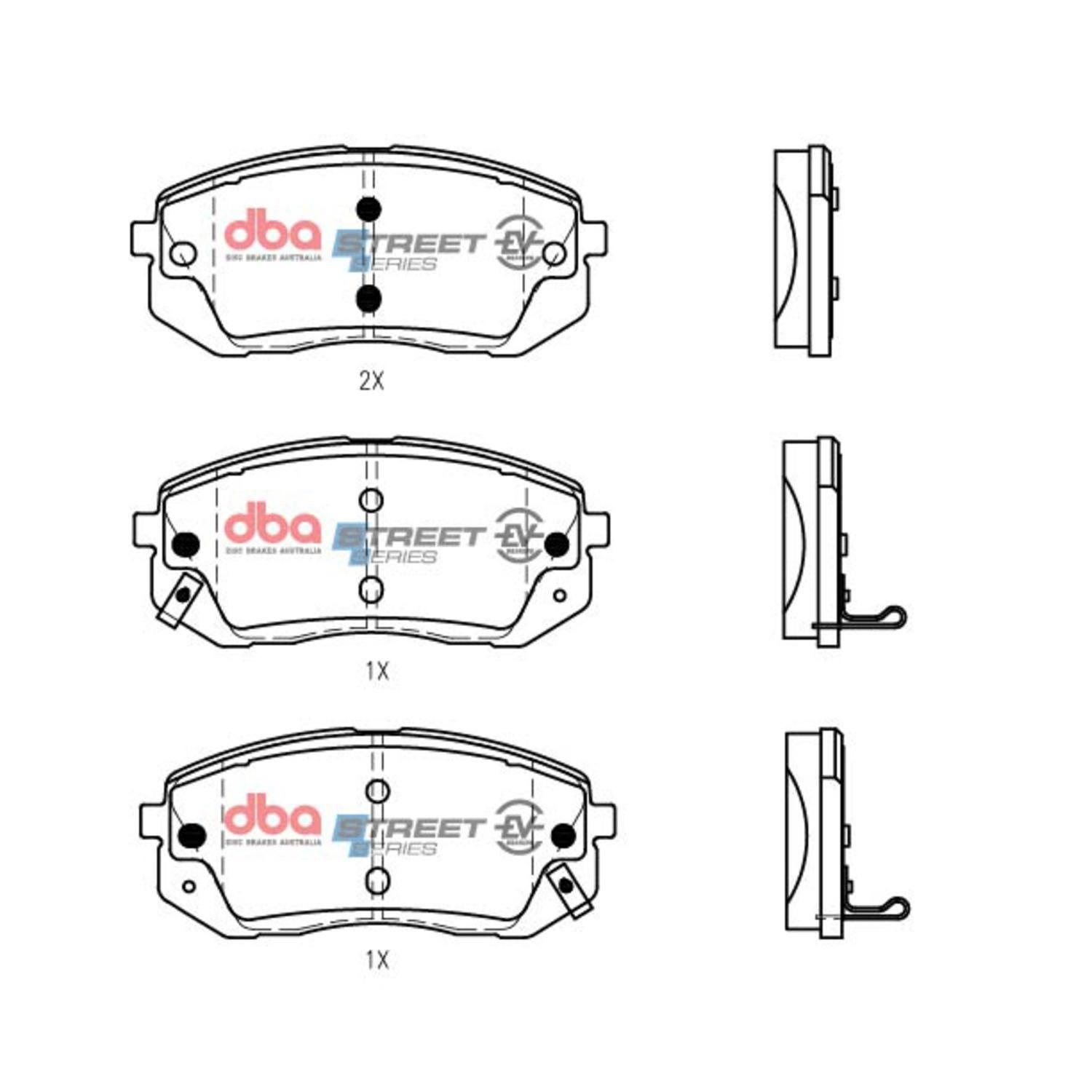 Disc Brakes Australia Ceramic Disc Brake Pad Set DB2174SSEV
