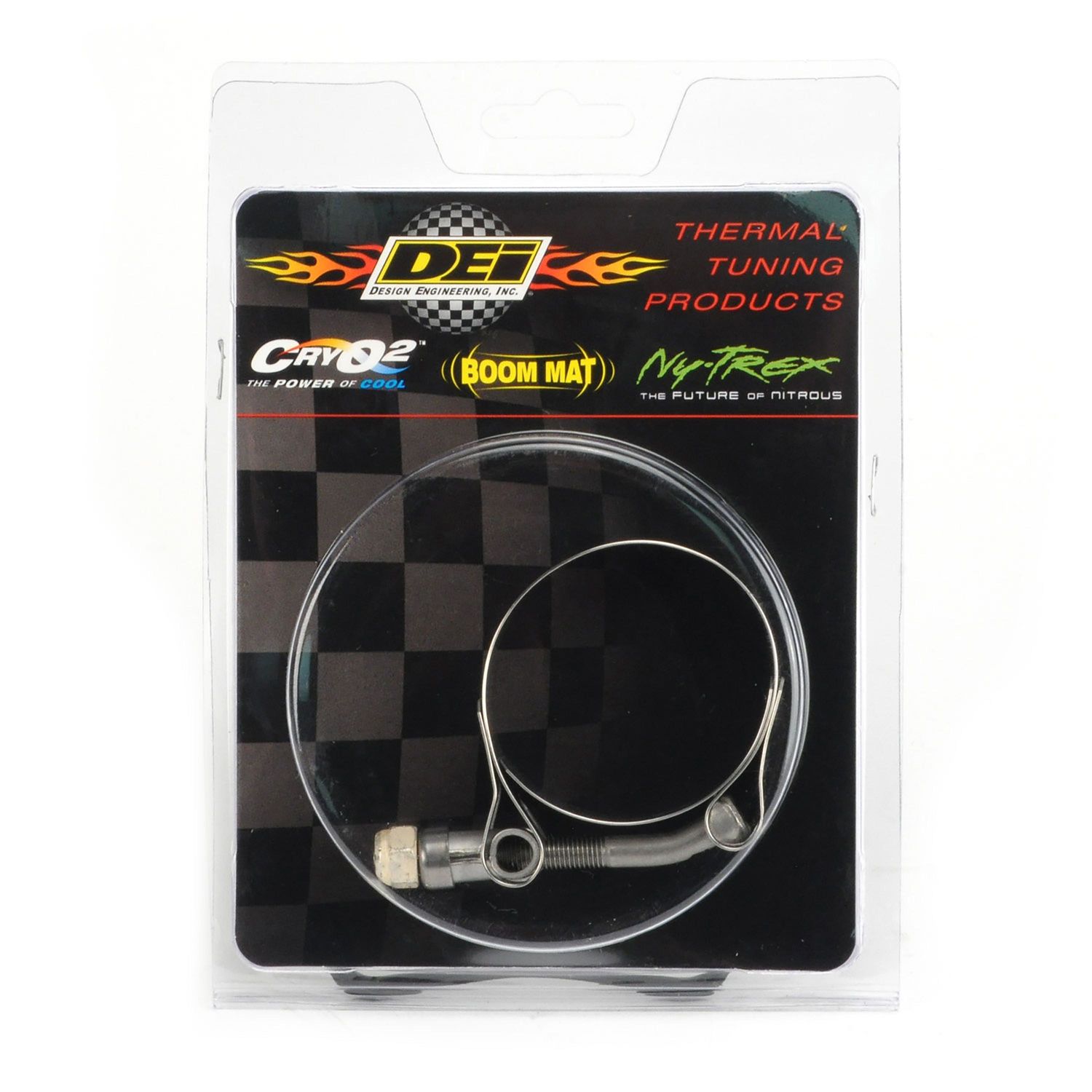 Design Engineering 1 22/25in to 2 1/5in Wide Band All Stainless Steel Clamp