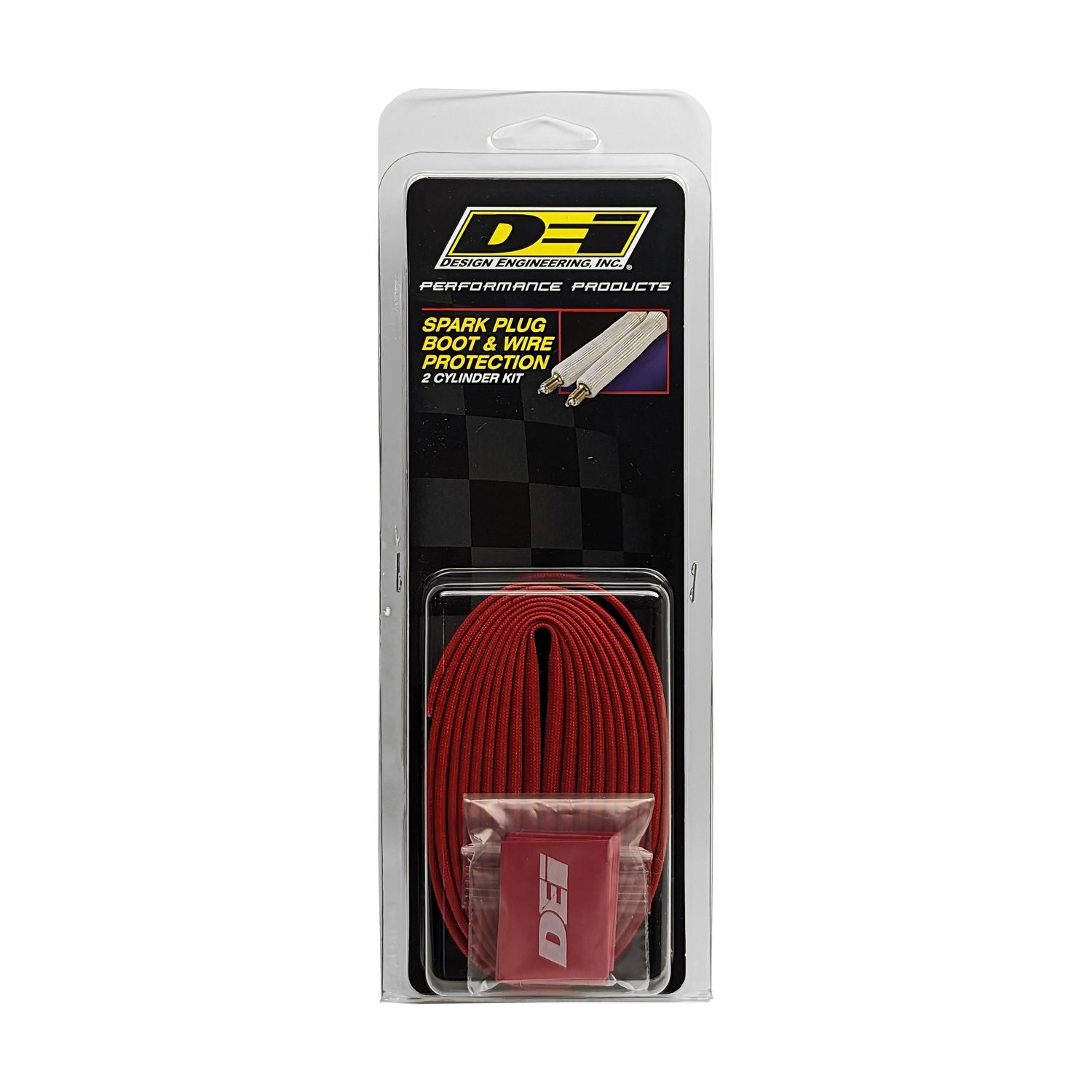 Design Engineering Red Protect-A-Wire 2 Cylinder Kit