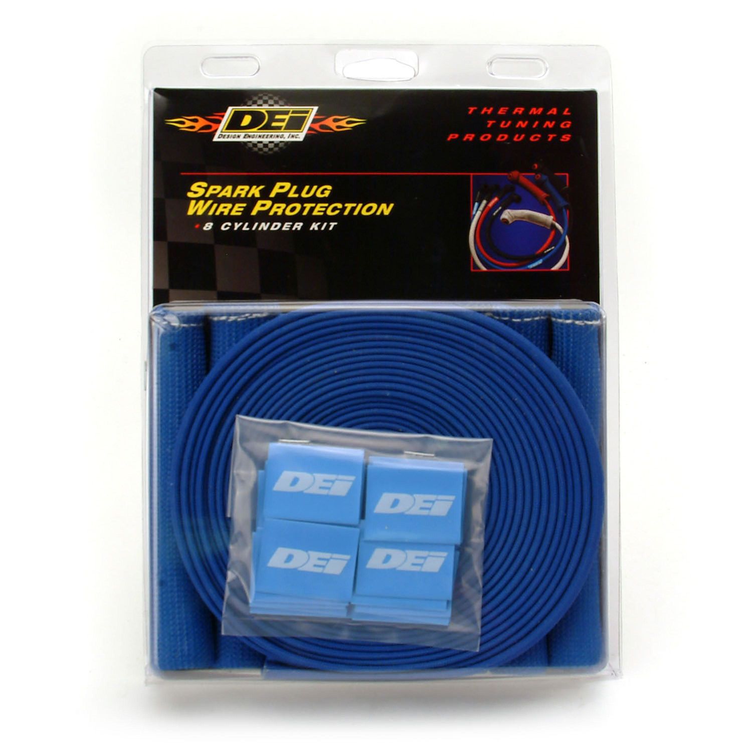 Design Engineering Blue 8 Cylinder Kit Protect-A-Boot and Wire Kit