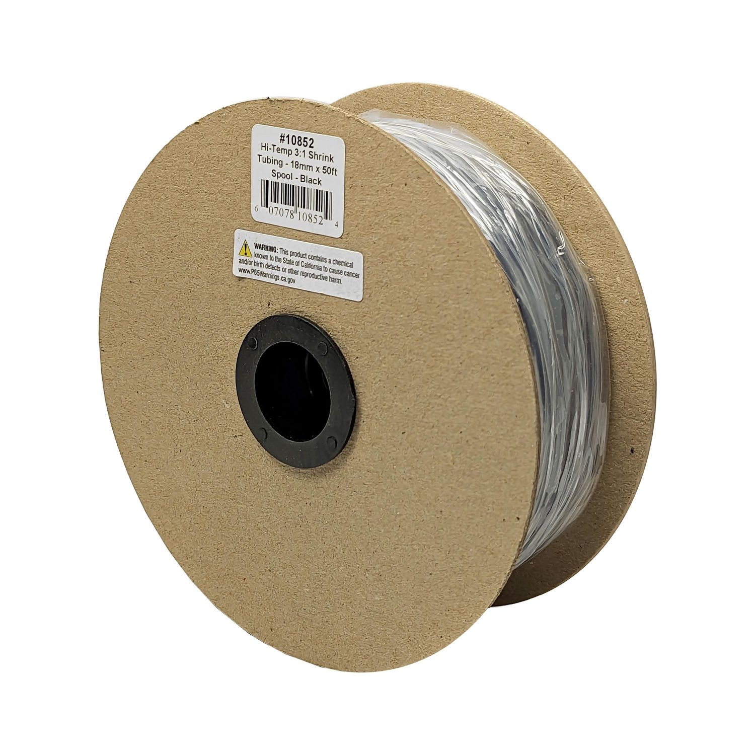 Design Engineering Black 18mm x 50ft Hi-Temp Shrink Tube