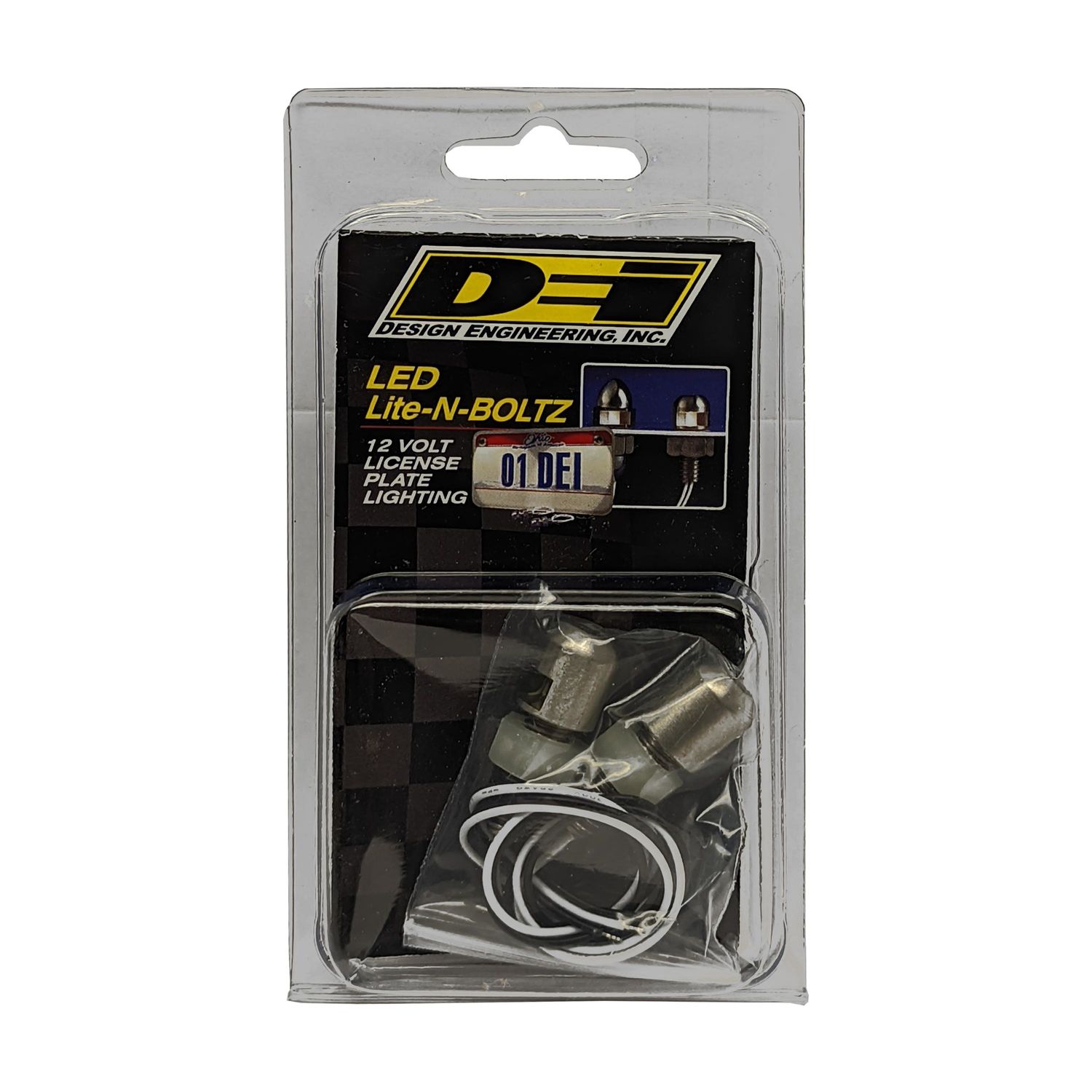 Design Engineering Satin LED Lite N Boltz License Plate Lighting Kit 2 ...