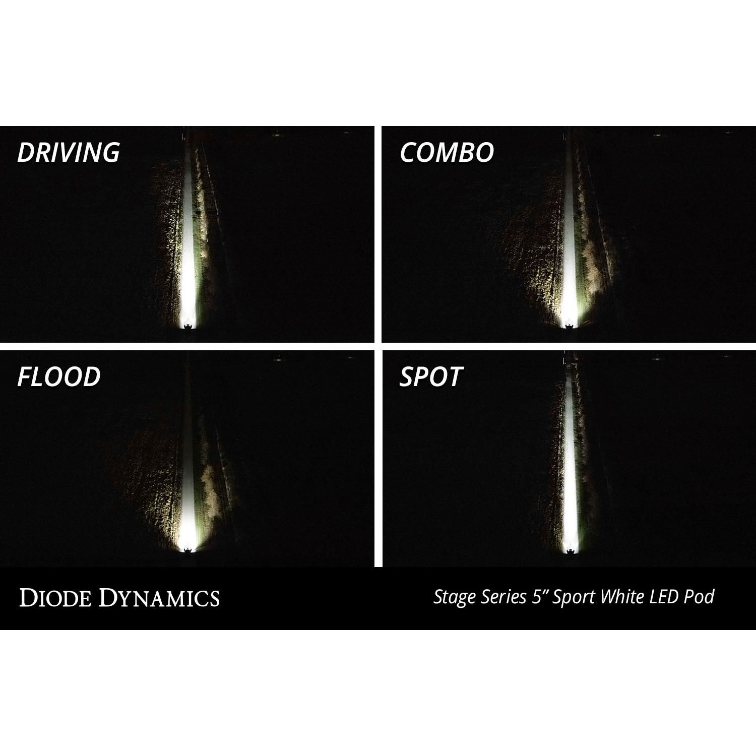 Diode Dynamics SS5 LED Light Pod Pro White Driving
