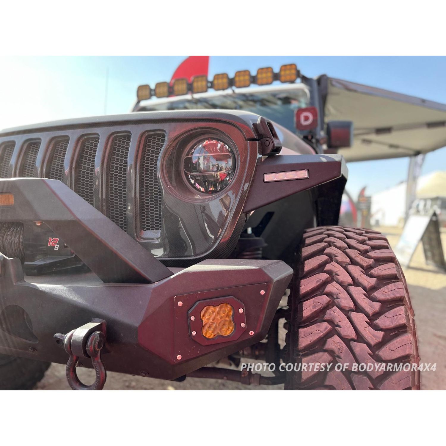 Diode Dynamics SS3 Pro Amber Backlight Yellow Flood Flush LED Light Pod