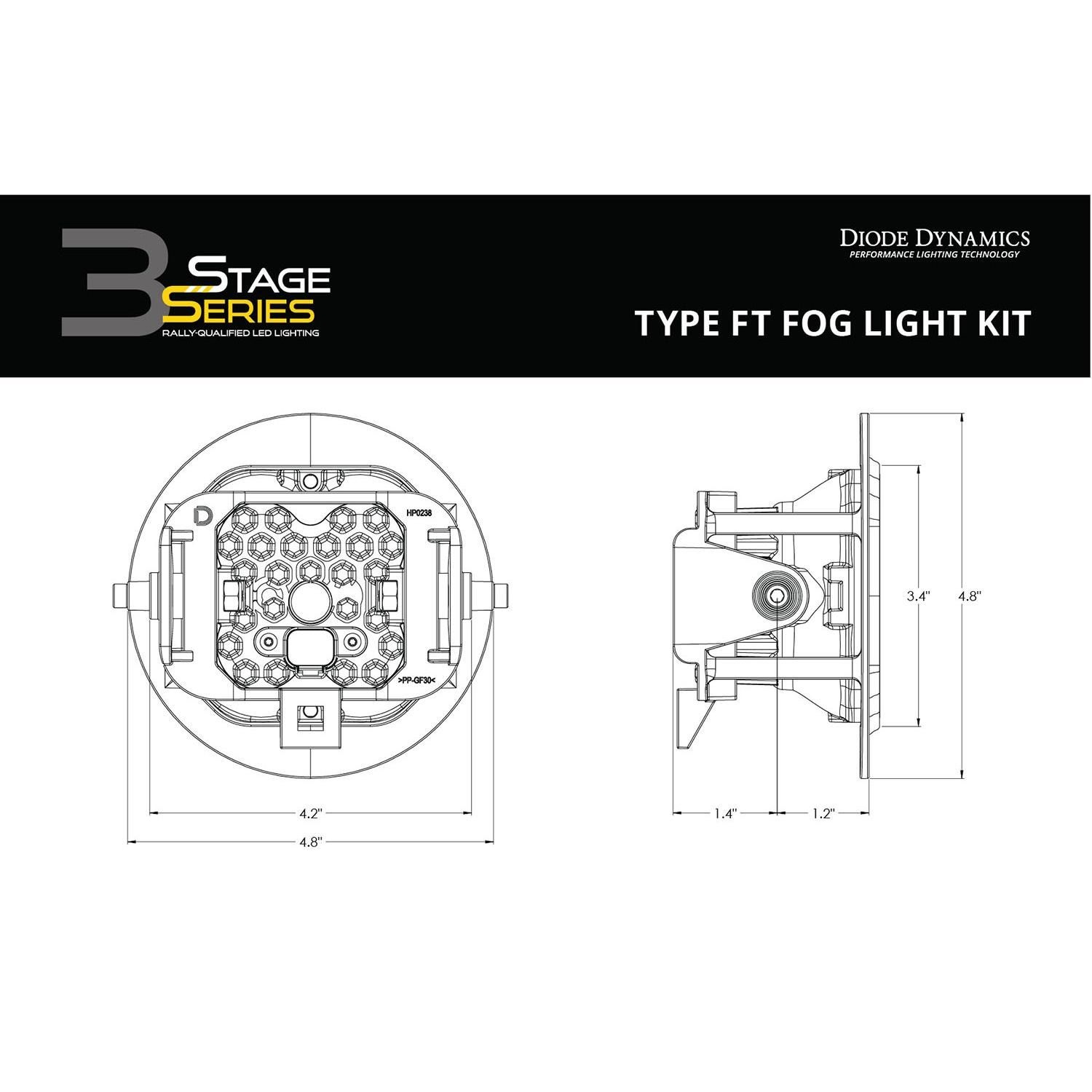 Diode Dynamics Fog Light Kit DD7026