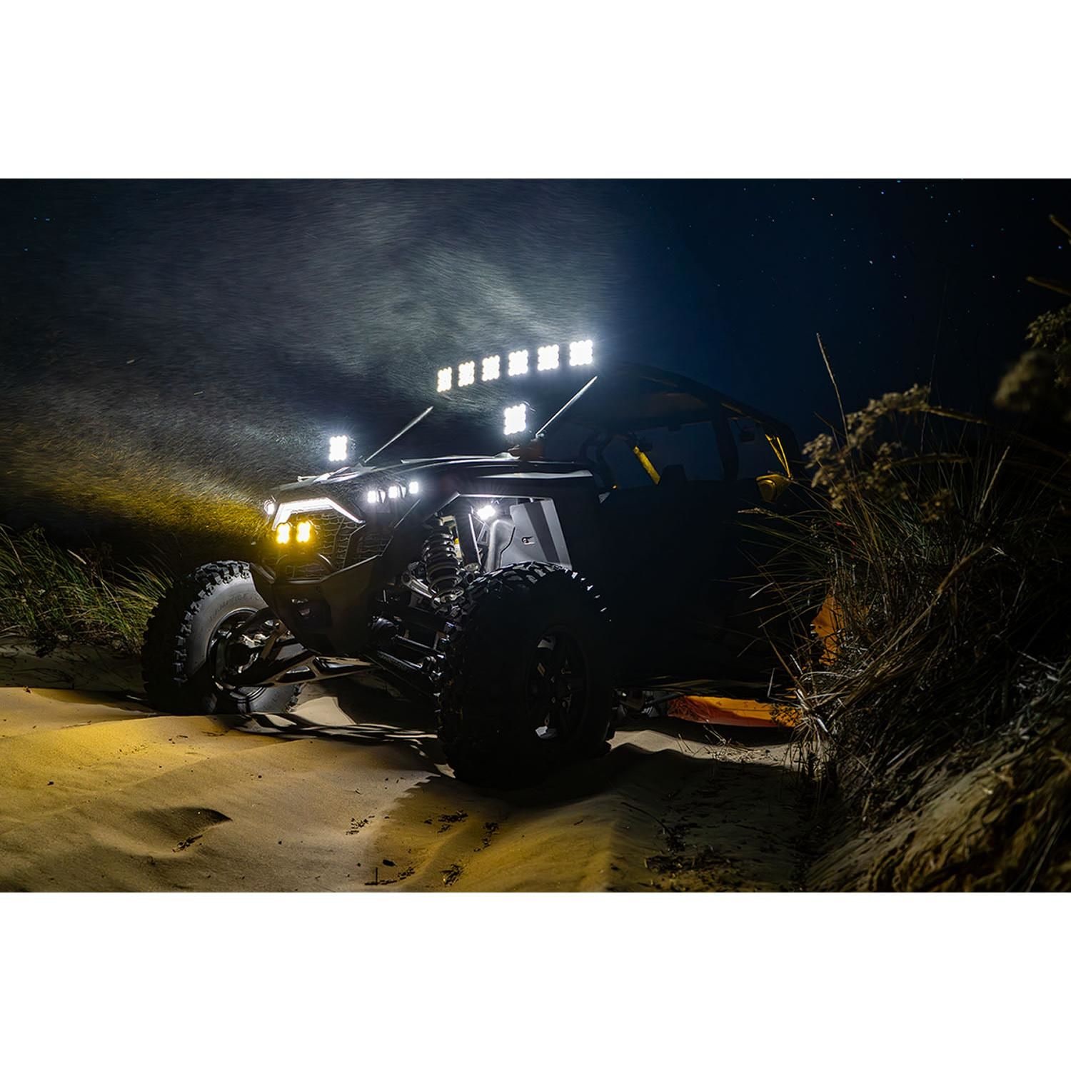 Diode Dynamics Polaris RZR SS5 Pro CrossLink Roof White Combo Lightbar Kit