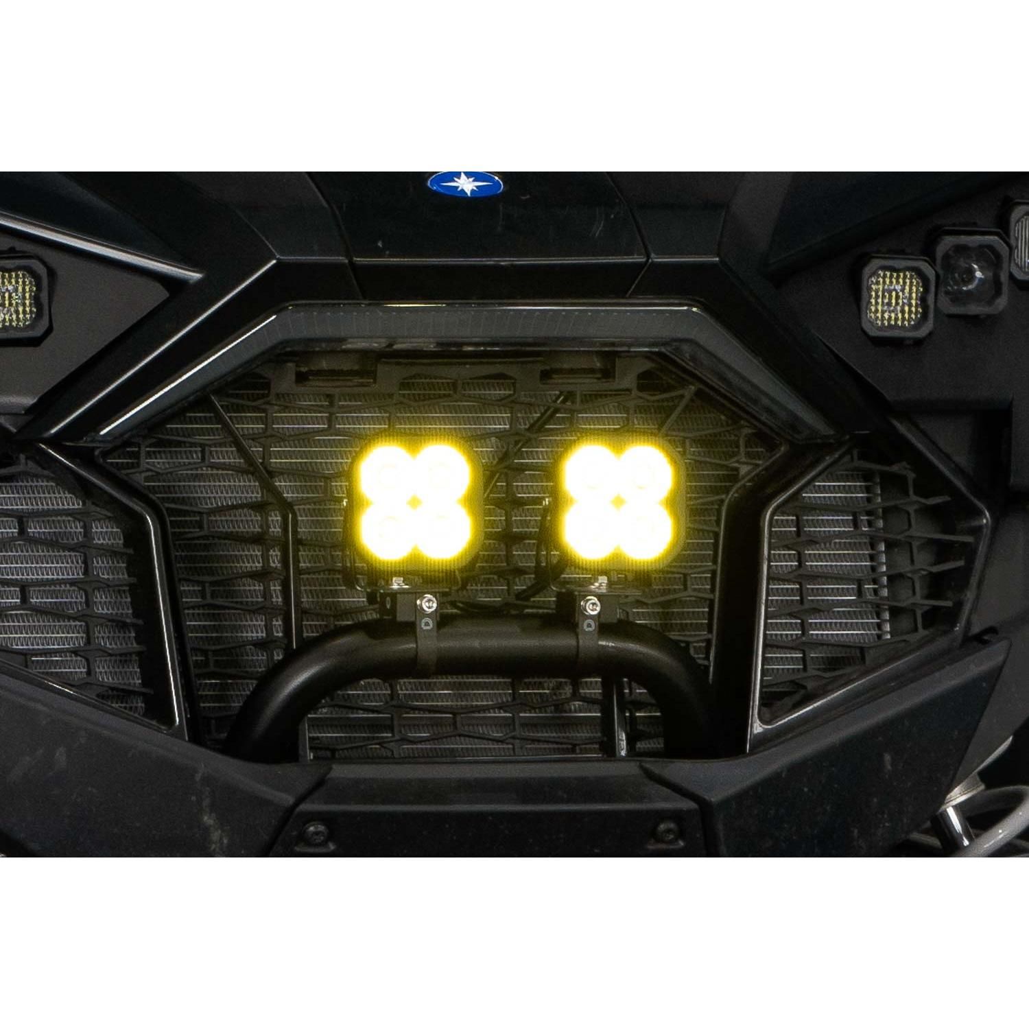 Diode Dynamics SS3 LED Bumper 1 3/4in Roll Bar Kit Pro Yellow SAE Fog ...