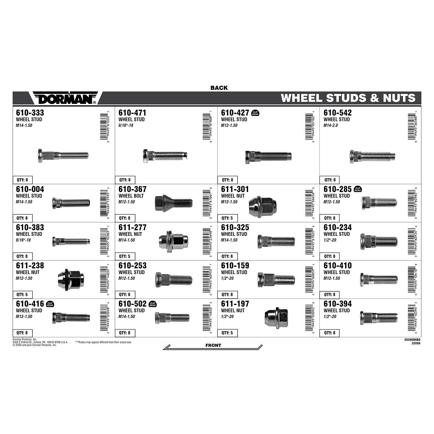 Dorman - HD Solutions Wheel Hardware Assortment 060-8000